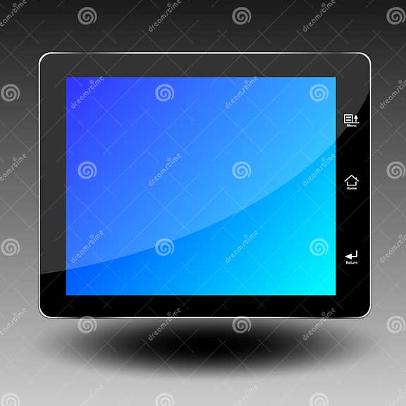 Tablet, mivvy stock vector. Illustration of modern, gadget - 15849619