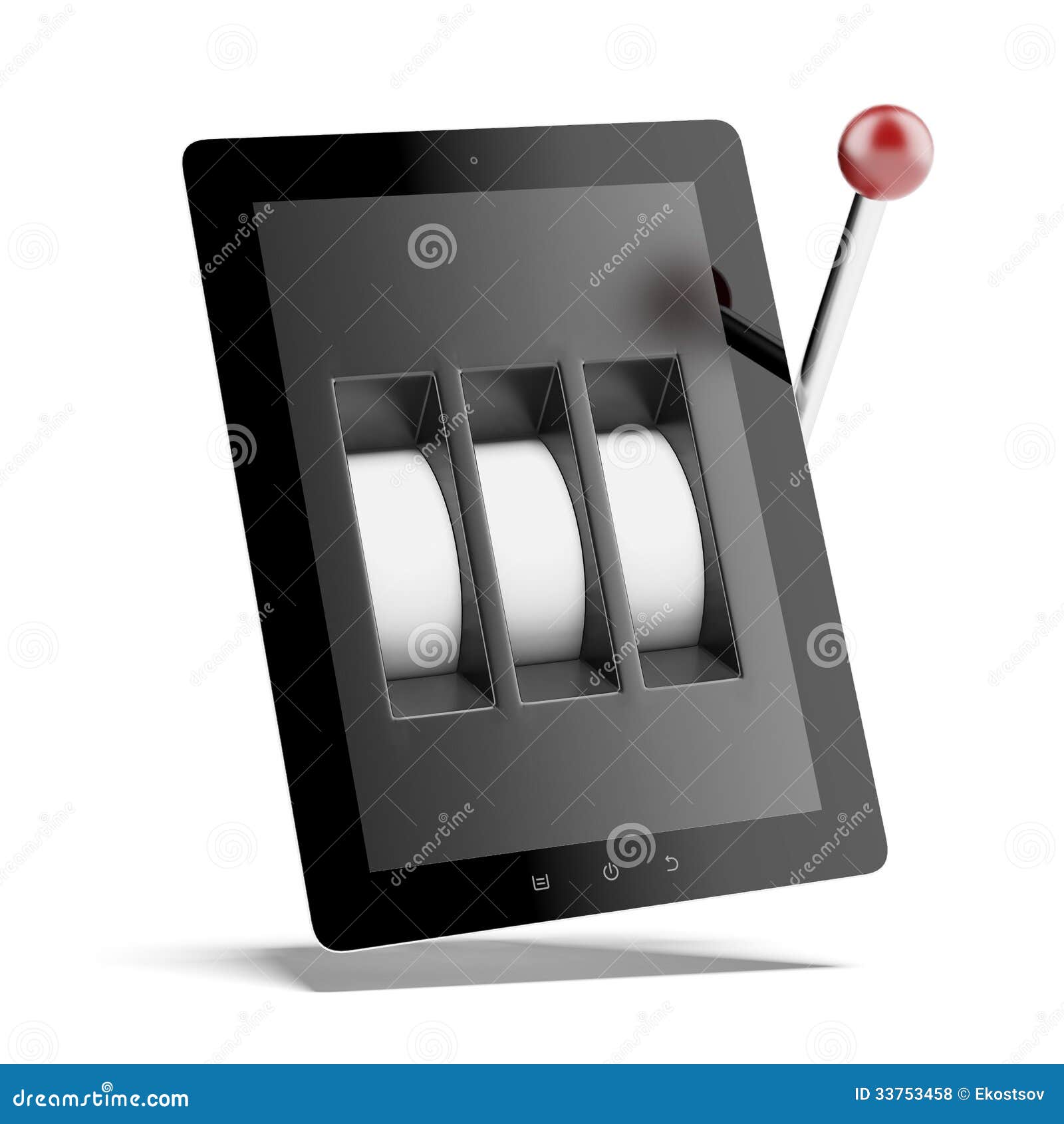 One Armed Bandit Cartoon Vector Illustration | CartoonDealer.com #25875262