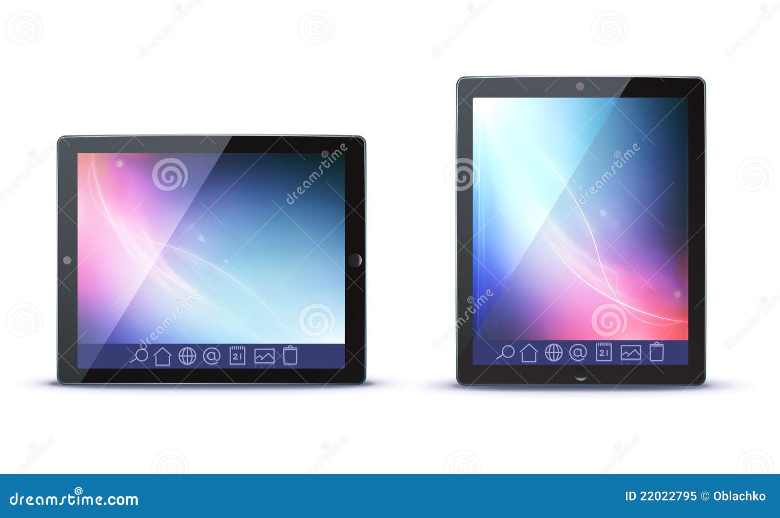 Tablet PC stock vector. Illustration of internet, notebook - 22022795