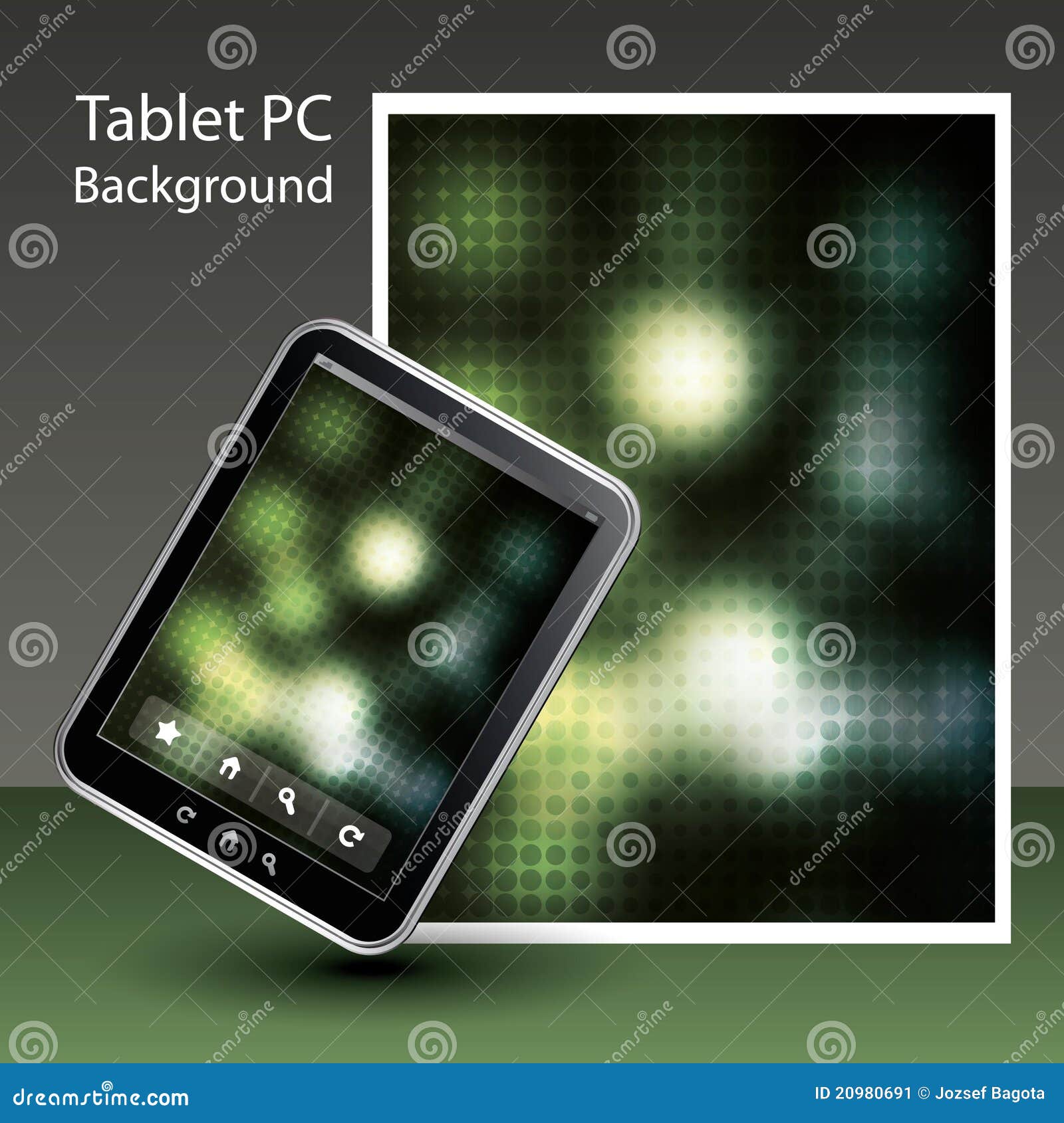 Tablet PC Background stock vector. Illustration of messaging - 20980691