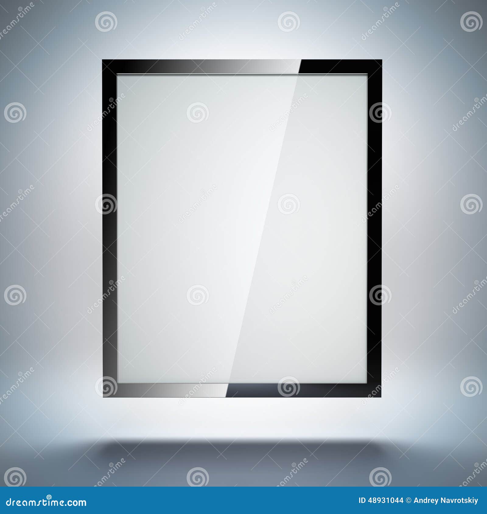 Tablet Pc or Electronic Photo Frame. Stock Illustration - Illustration ...