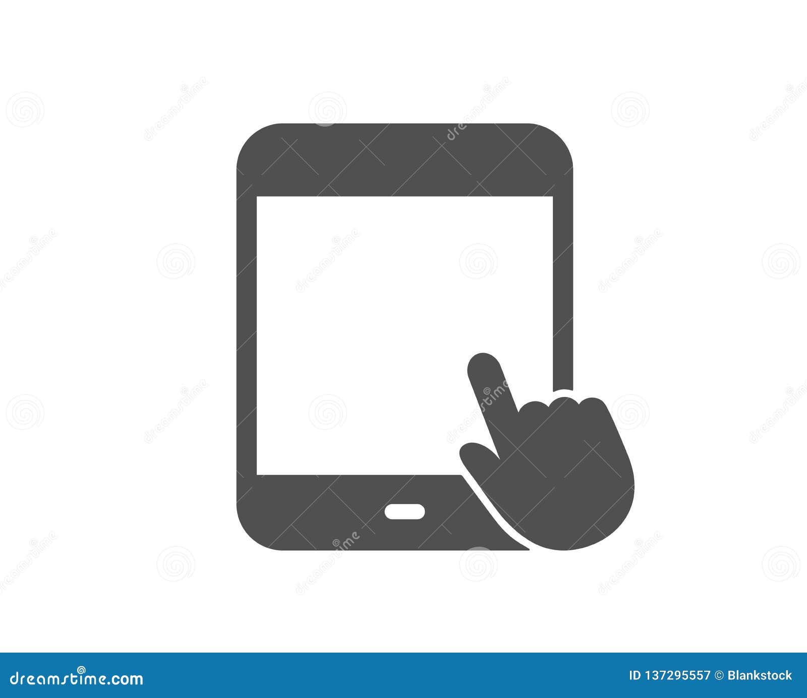 Tablet PC Icon. Mobile Device Sign. Vector Stock Vector - Illustration ...