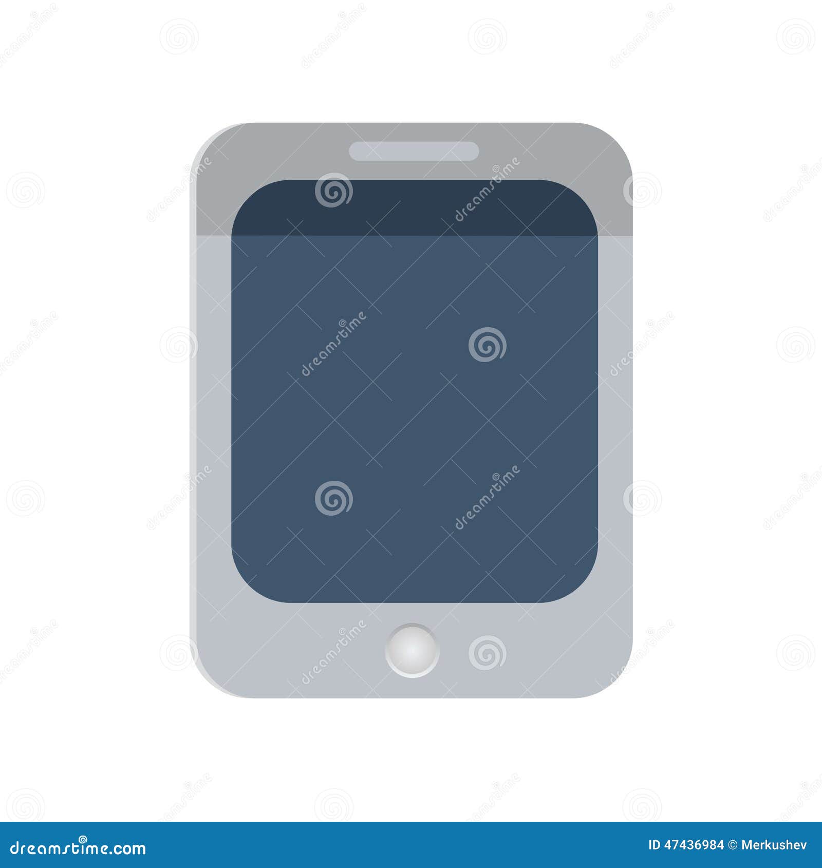Tablet PC Icon, Vector. Flat Design Style. Stock Vector - Illustration ...