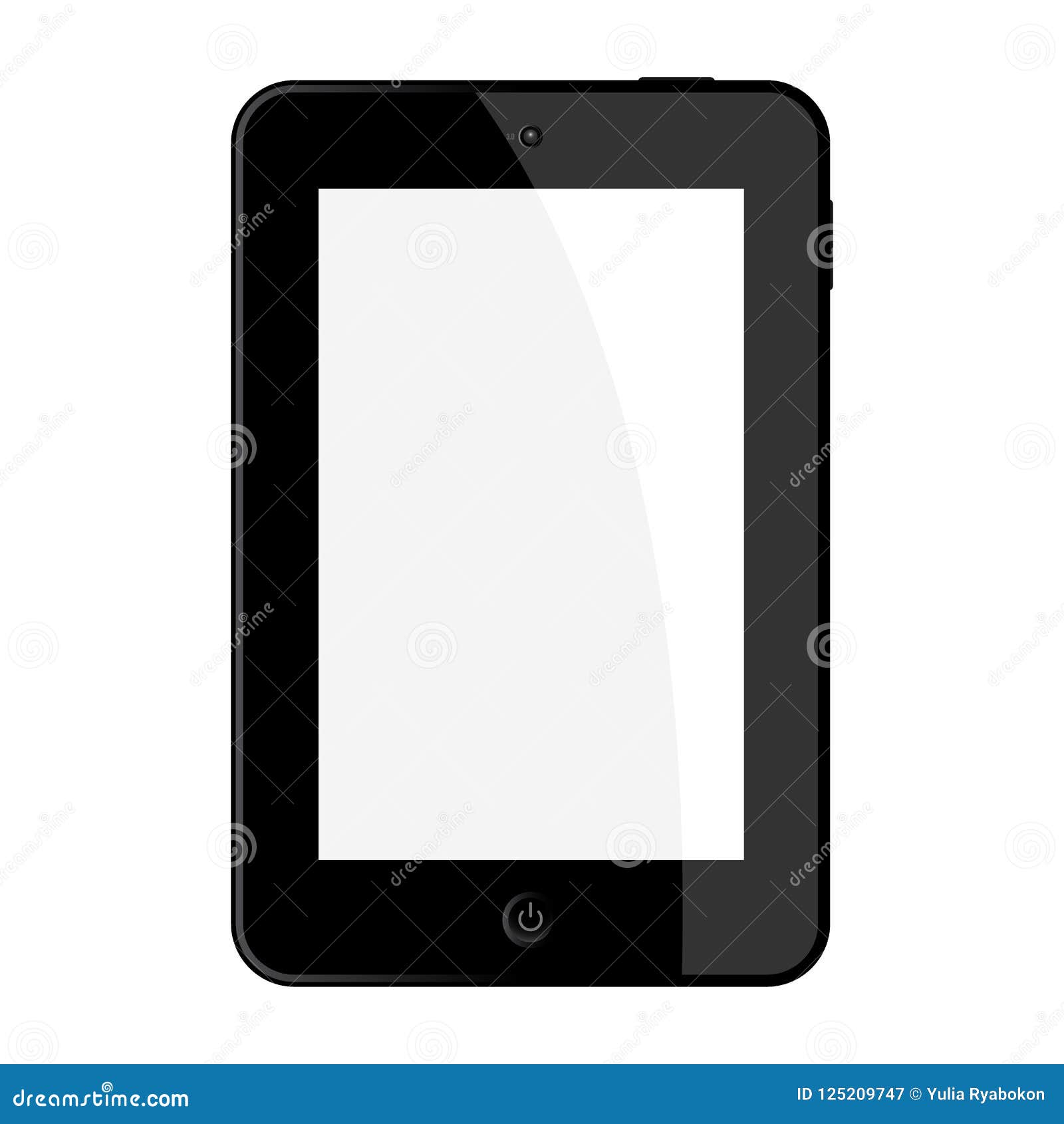 Tablet PC illustration stock illustration. Illustration of computer ...