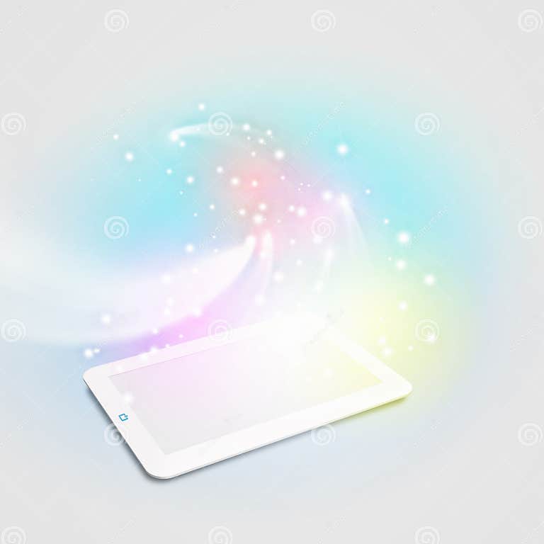 Tablet pc stock photo. Image of icon, business, blue - 33194788