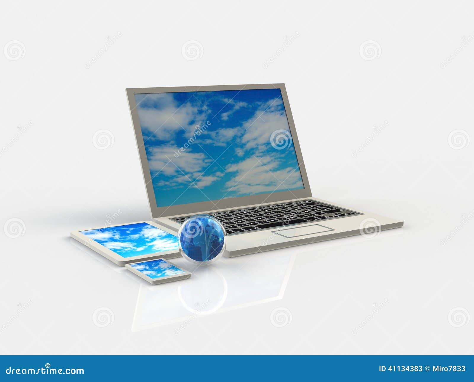 Tablet Pc, Mobile Phone and Different Digital Devices Stock ...