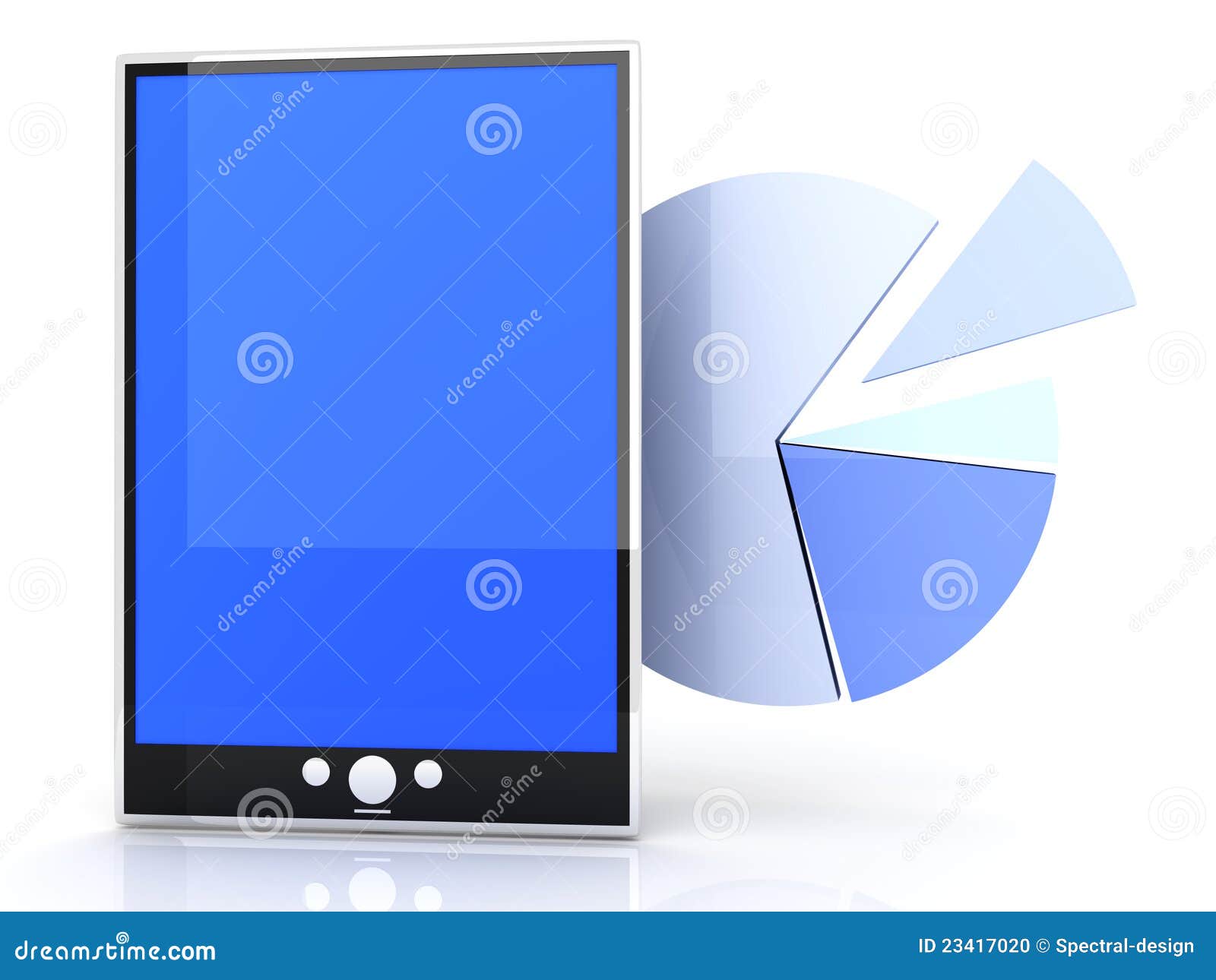 Tablet PC Statistics stock illustration. Illustration of chart - 23417020
