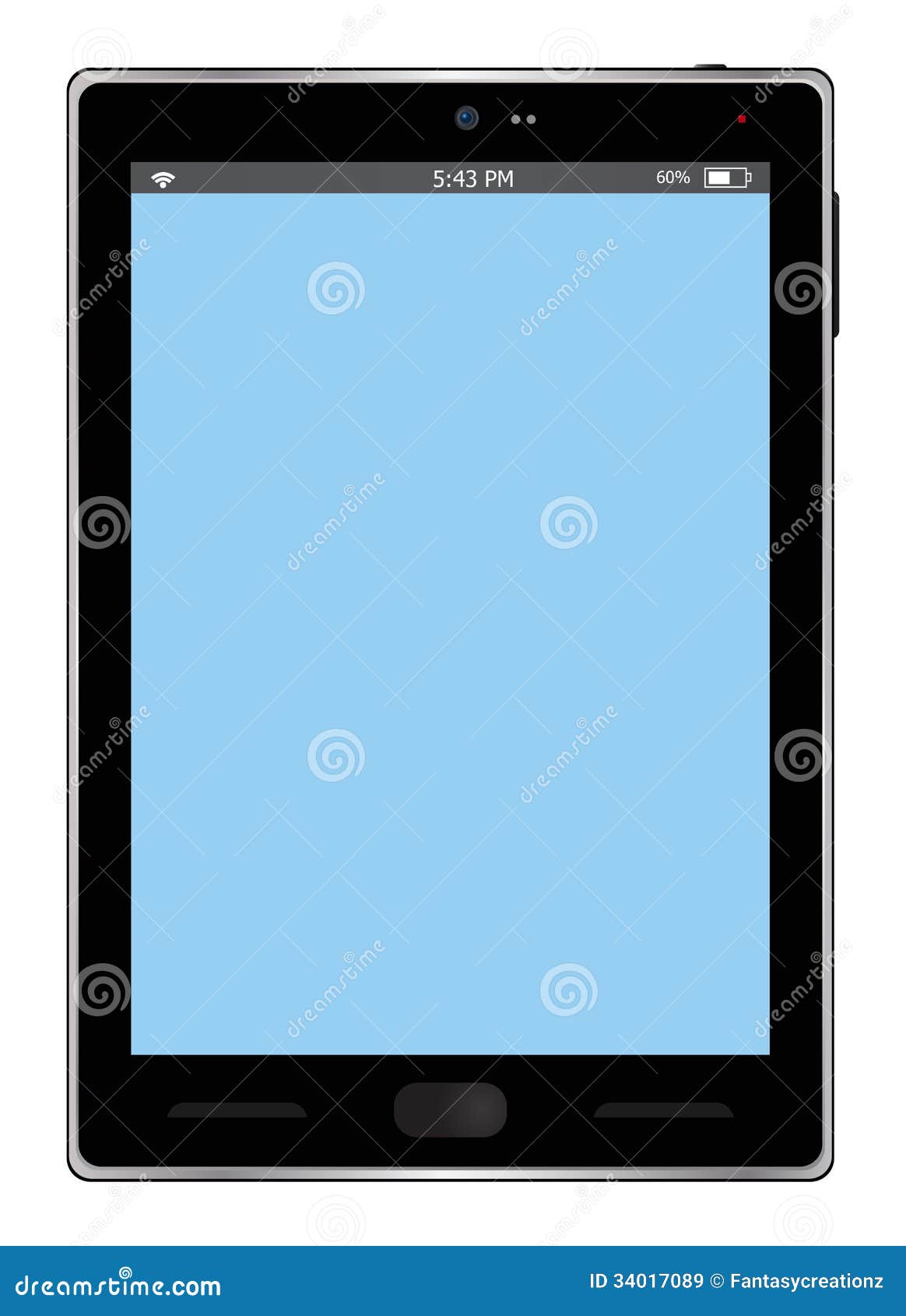 Tablet pc stock vector. Illustration of high, mobile - 34017089