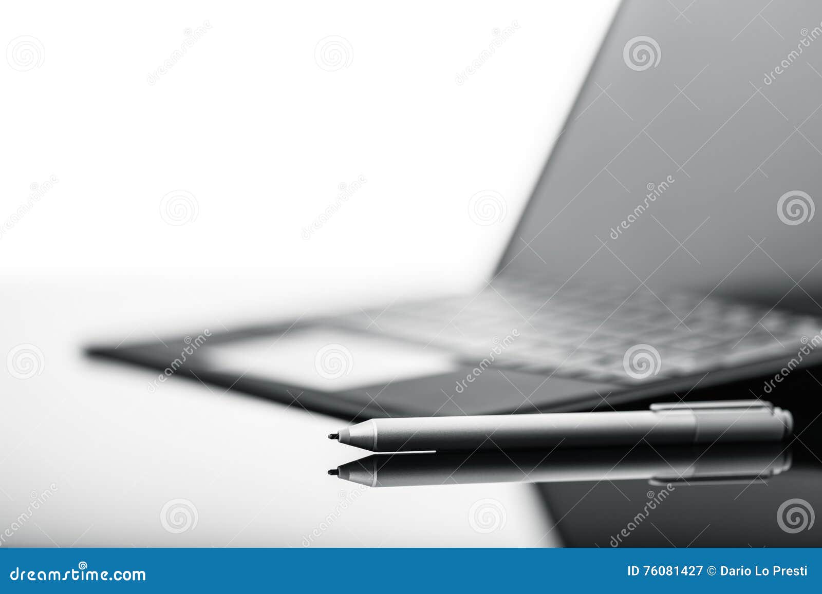 Tablet Pen and Keyboard Detail Stock Image - Image of digital, notebook ...