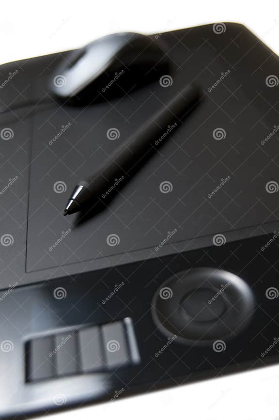 Tablet pen and mouse stock photo. Image of modern, computer - 12406290
