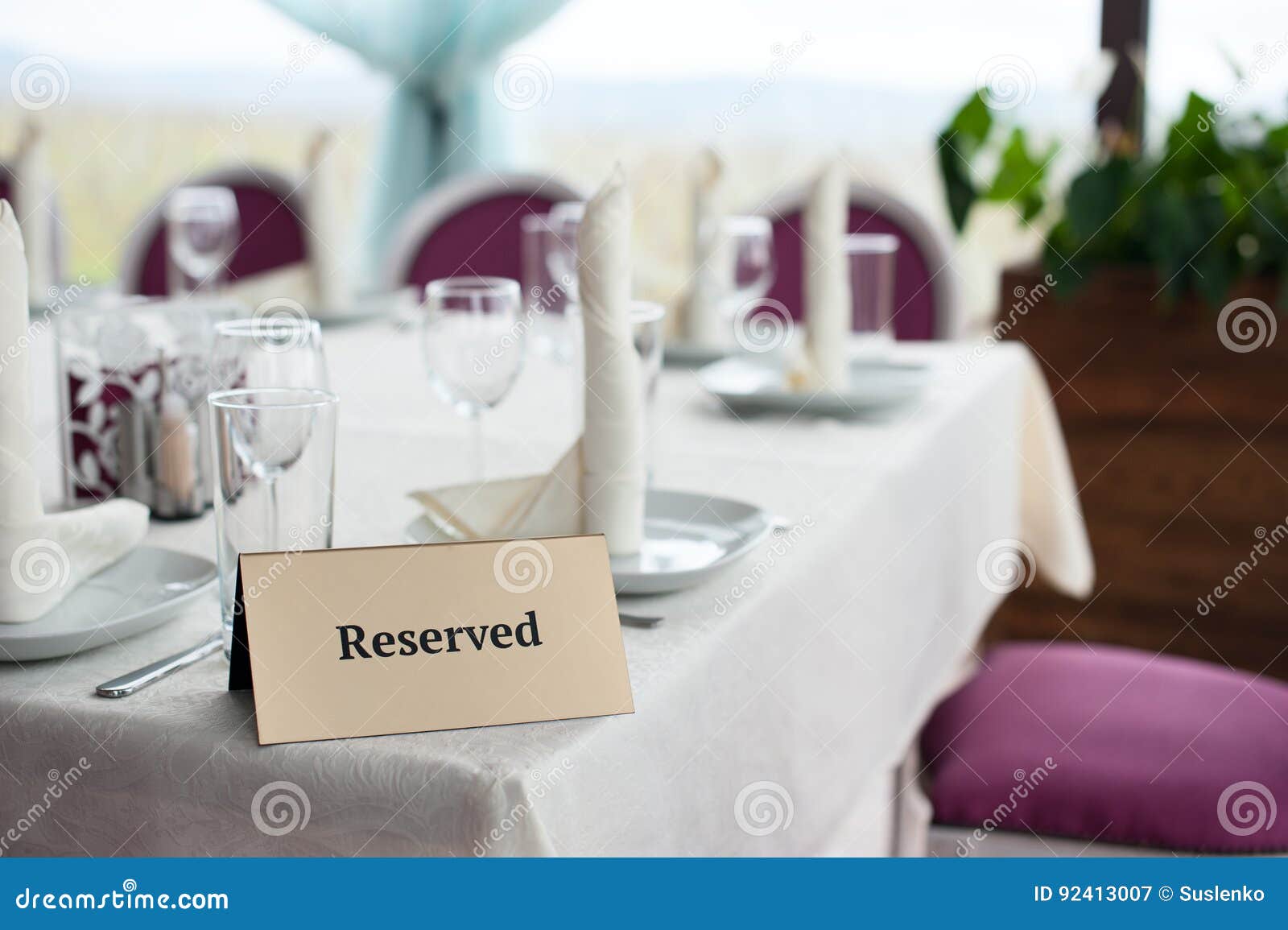 193 Booked Restaurant Table Stock Photos - Free & Royalty-Free Stock ...