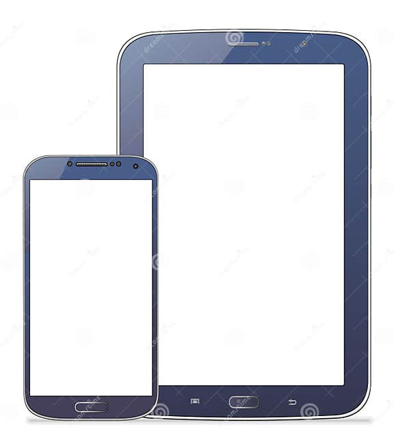 Tablet Samsung N5100 and Mobile S4 Editorial Photography - Illustration ...