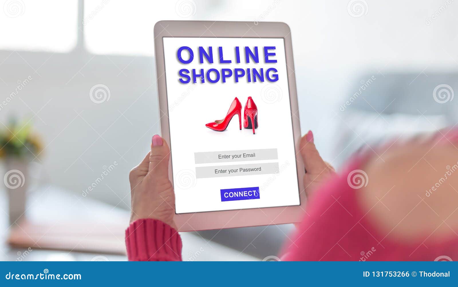 Online Shopping Concept on a Tablet Stock Photo - Image of website ... Online Shopping Concept on a Tablet Stock Photo - Image of website ...