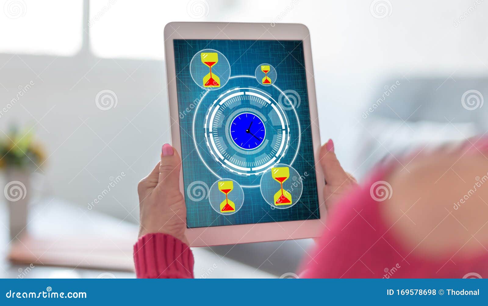 Time Management Concept on a Tablet Stock Photo - Image of schedule ...