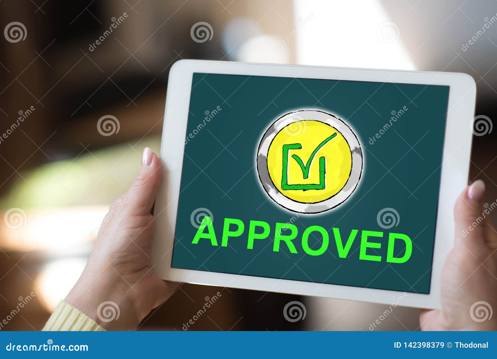 Validation Concept on a Tablet Stock Image - Image of accept, document ...