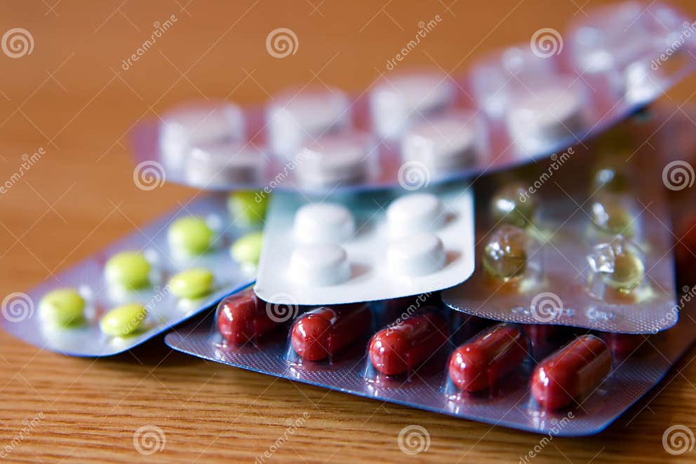 Tablet Strips stock photo. Image of sickness, ache, healthy - 11260278