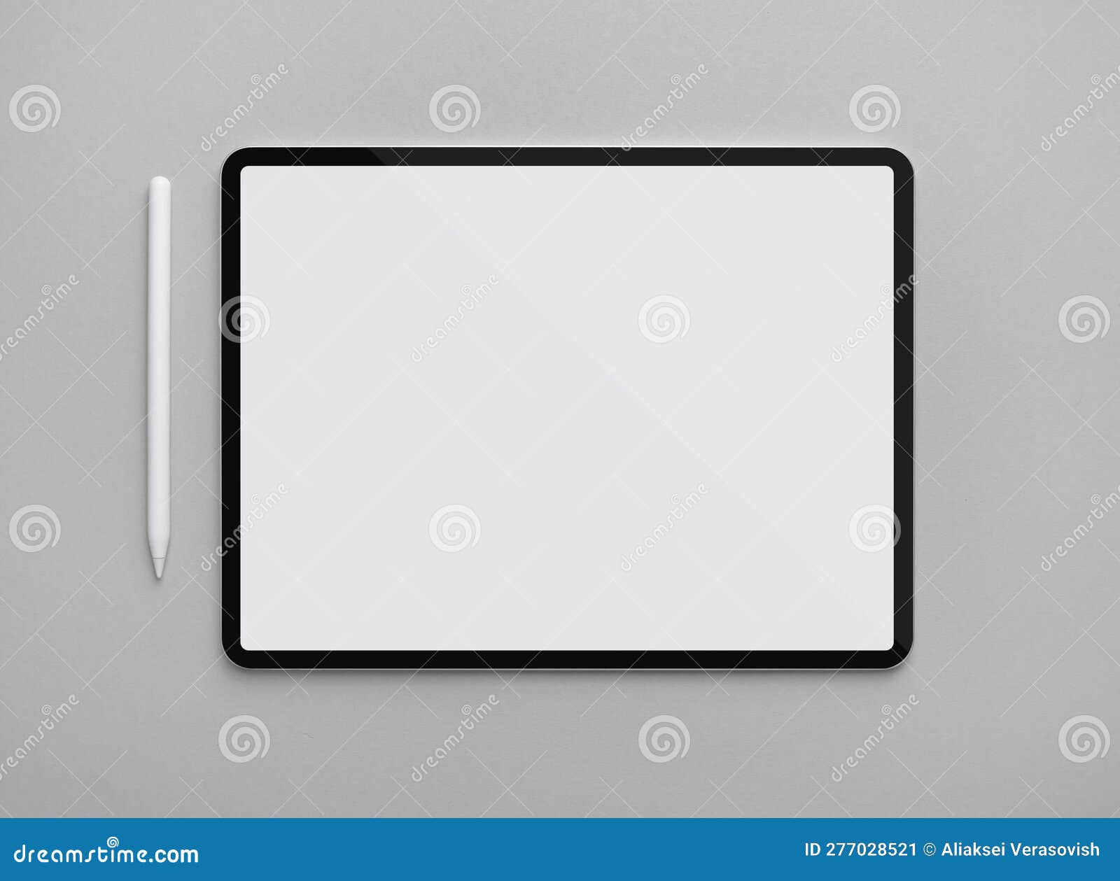 Tablet and stylus stock image. Image of display, view - 277028521
