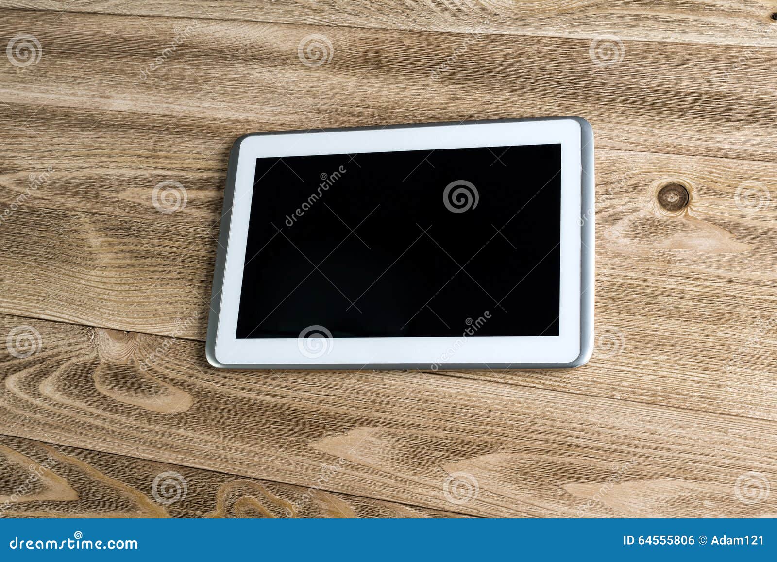Tablet on table stock photo. Image of copy, multimedia - 64555806