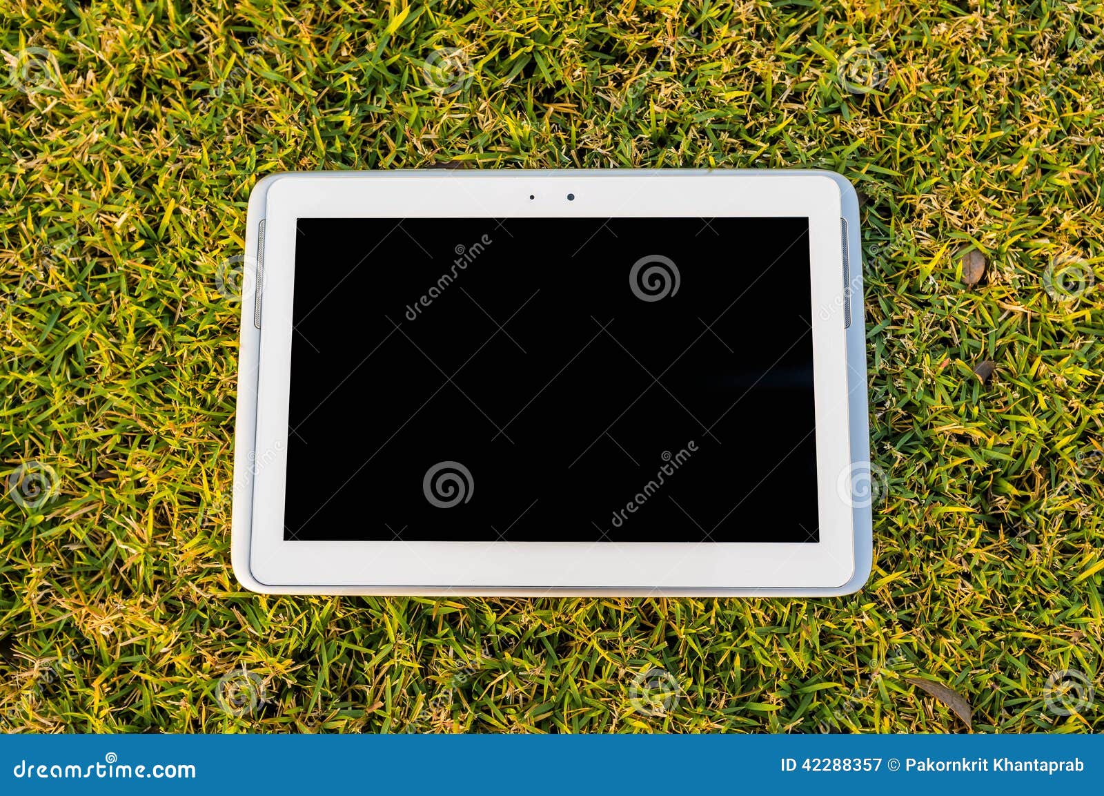 Tablet Touch Screen stock image. Image of grass, smart - 42288357