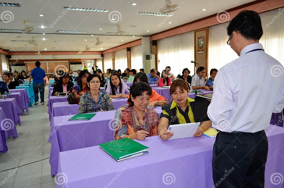 Tablet Training editorial stock image. Image of gadget - 23428679