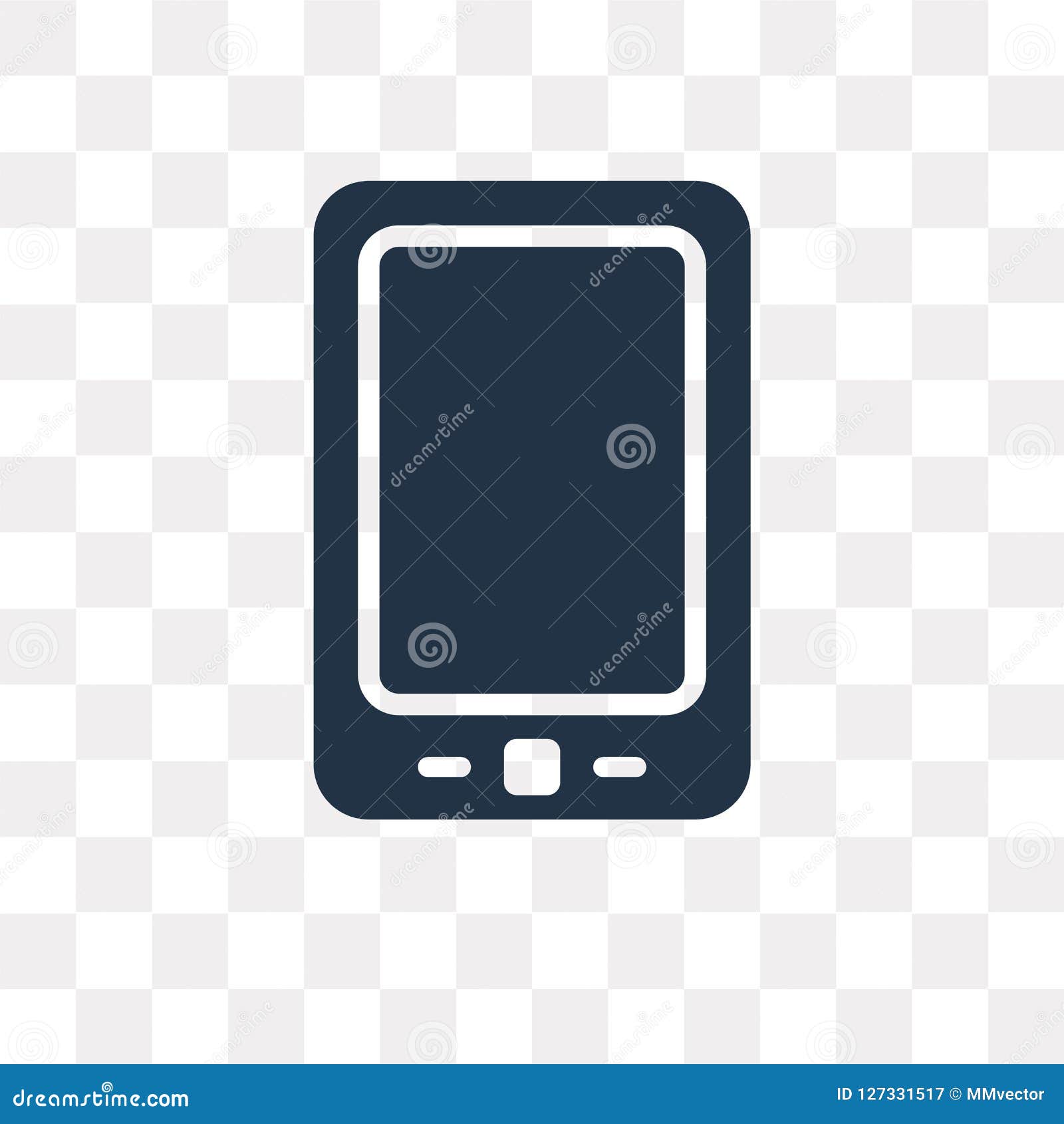 Tablet Vector Icon Isolated on Transparent Background, Tablet T Stock ...