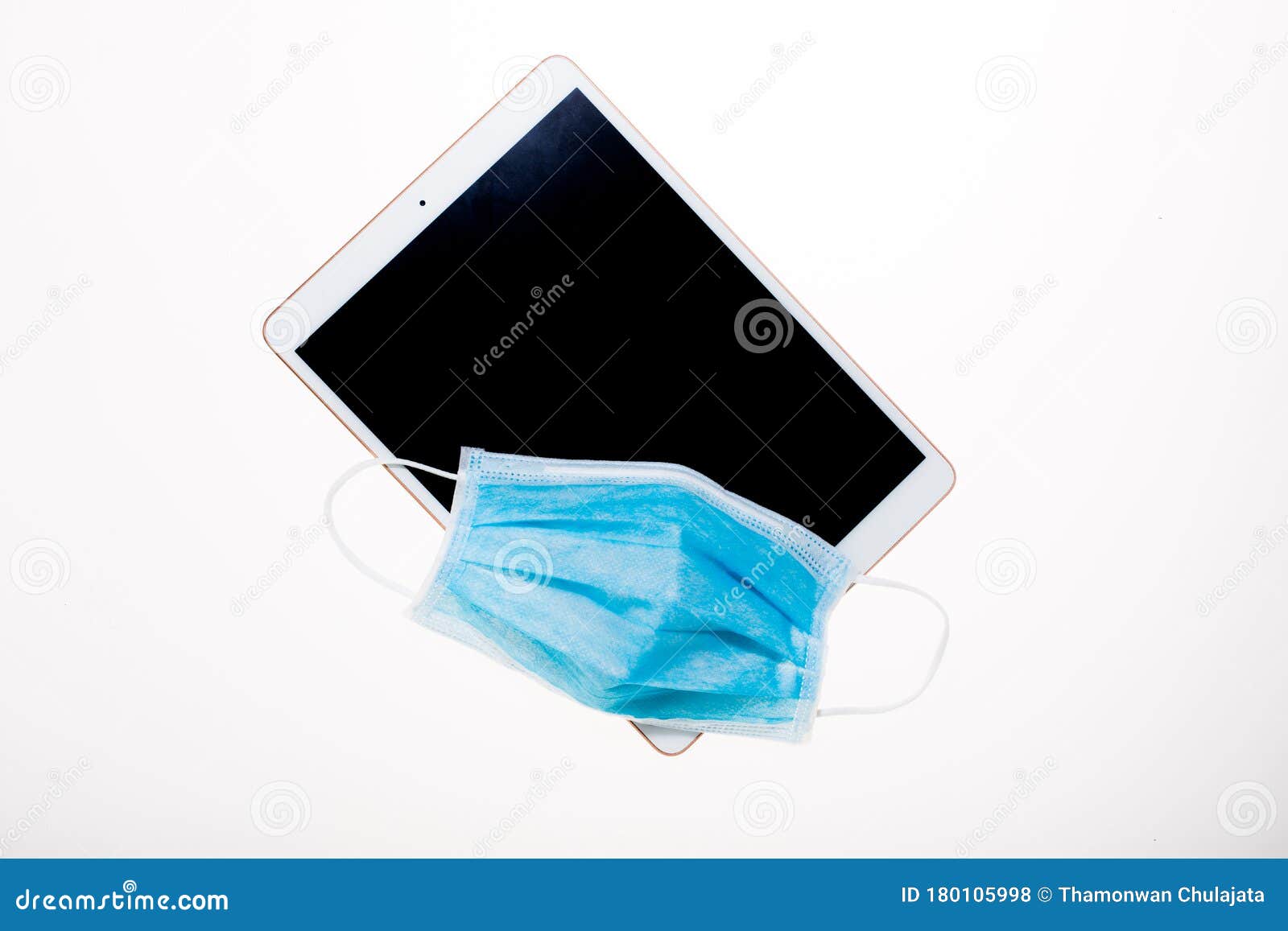 Tablet when a Virus Pandemic Stock Photo - Image of infection, pandemic ...