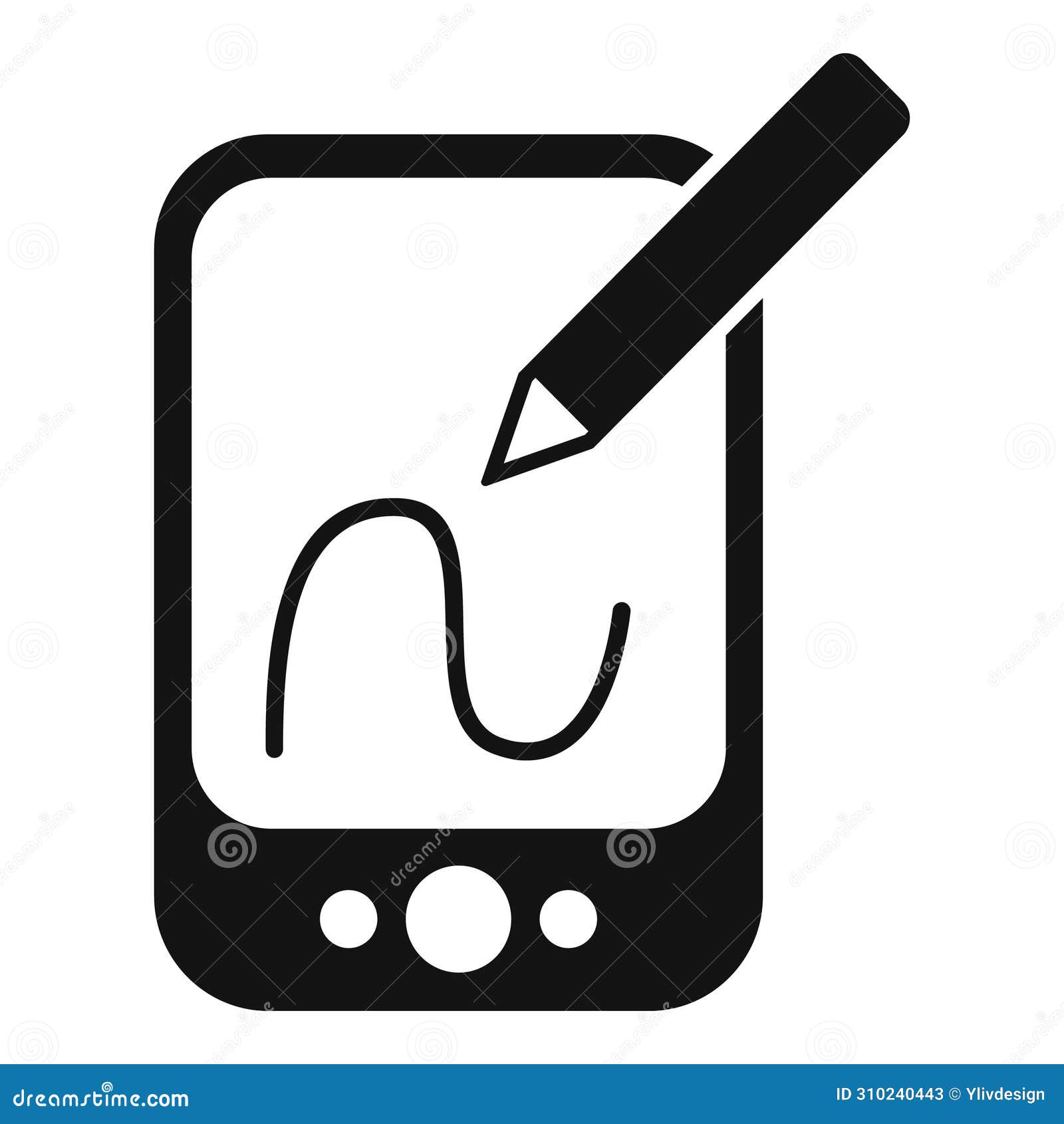 Tablet Writing Notes Icon Simple Vector. Coping Skills Stock Vector ...