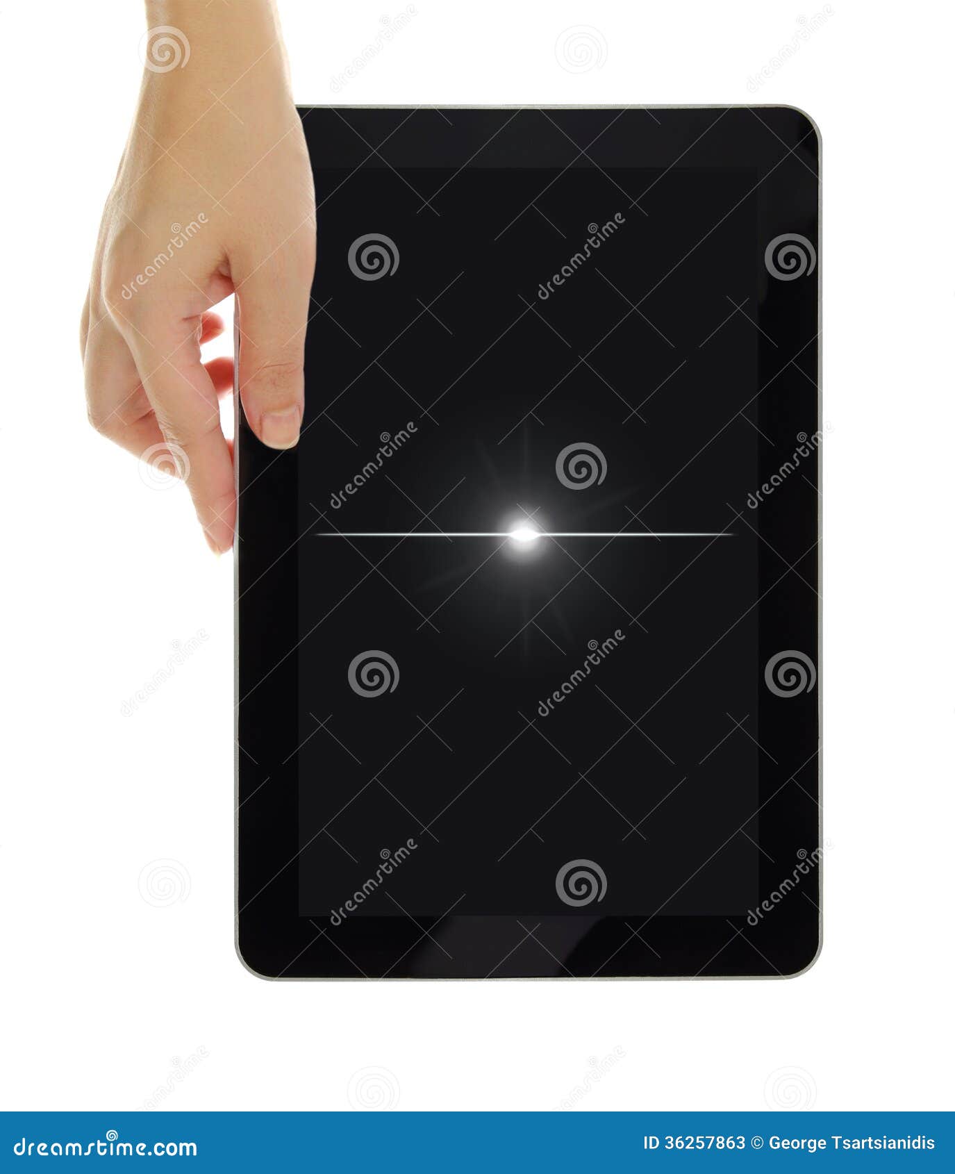 Tableta Negra Con Apagada La Pantalla Imagen de archivo - Imagen de ...