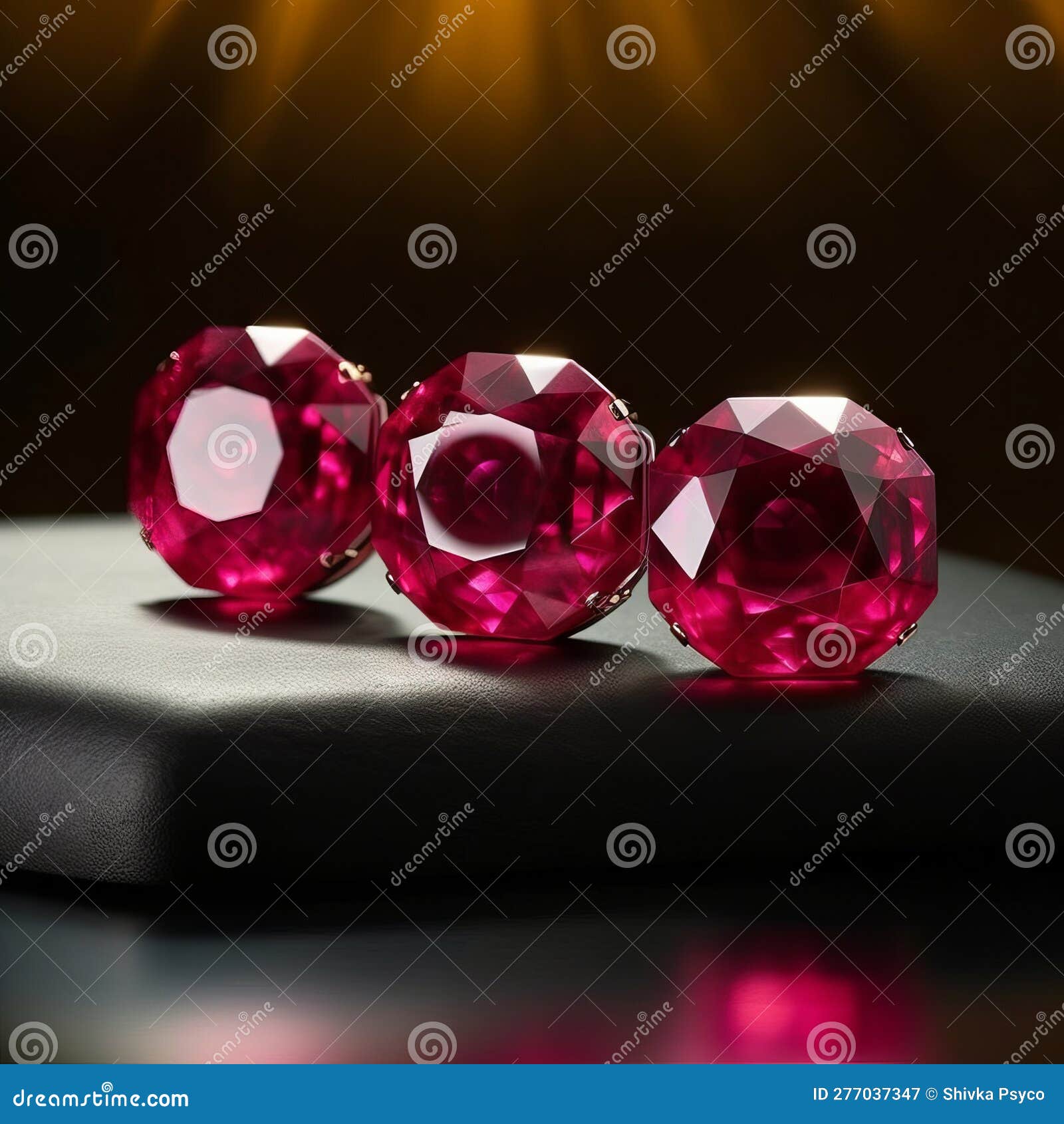 Tabletop Five Burmese Rubies Generative AI Stock Illustration - Illustration of jewel, diamond ...