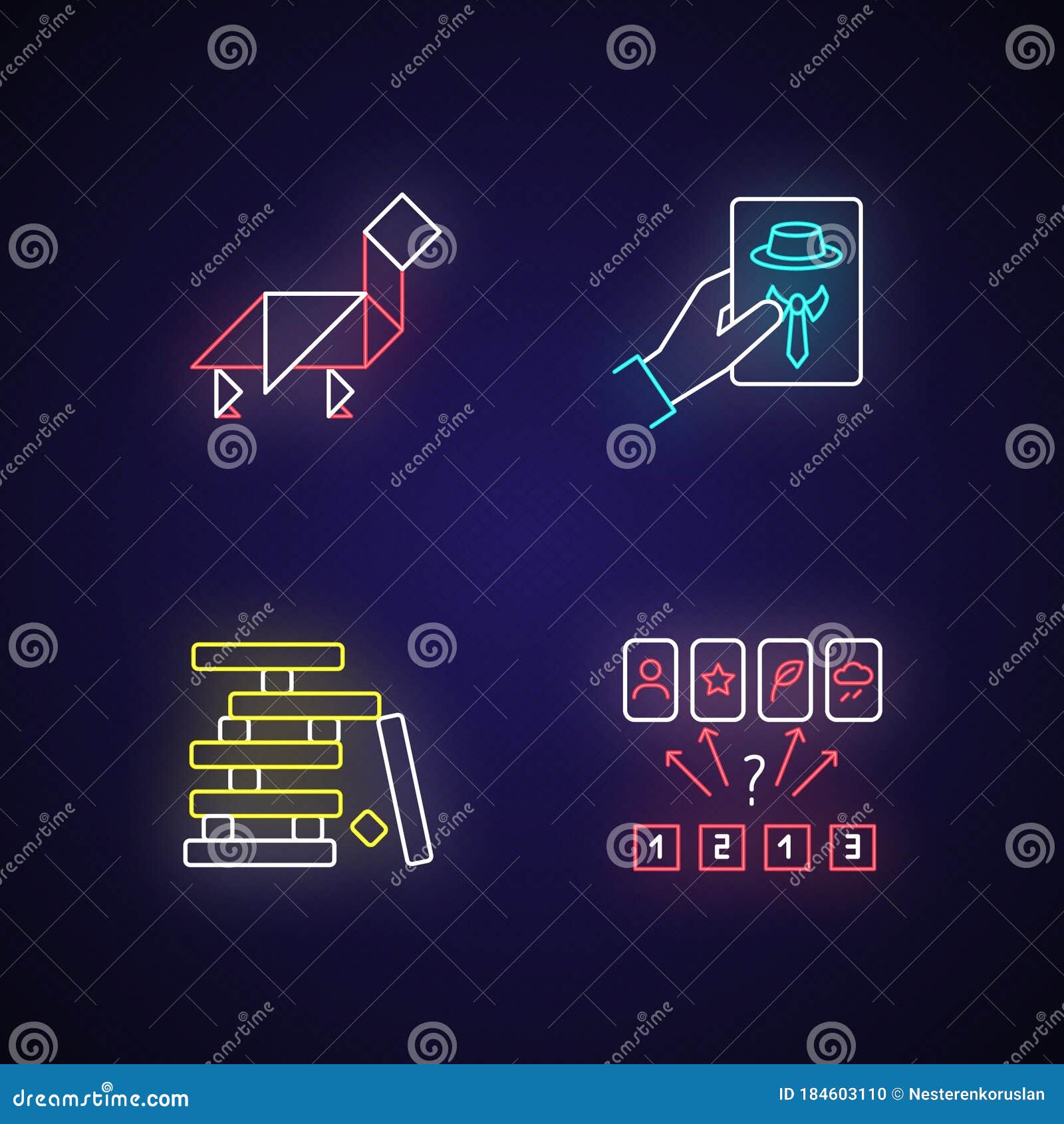 Tabletop Games Neon Light Icons Set Stock Vector - Illustration of game ... Tabletop Games Neon Light Icons Set Stock Vector - Illustration of game ...