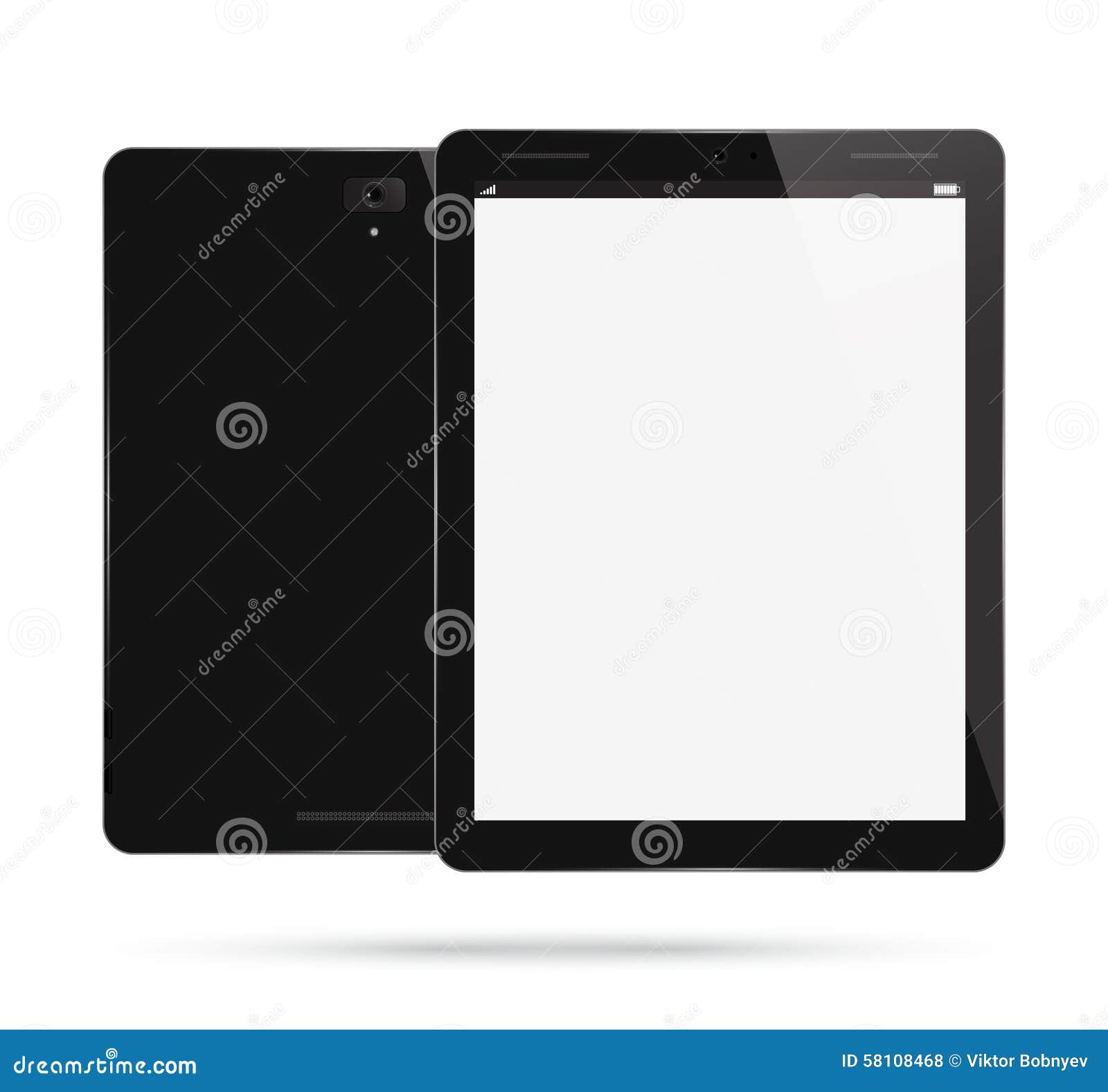 Tabletpc stock vector. Illustration of computer, modern - 58108468