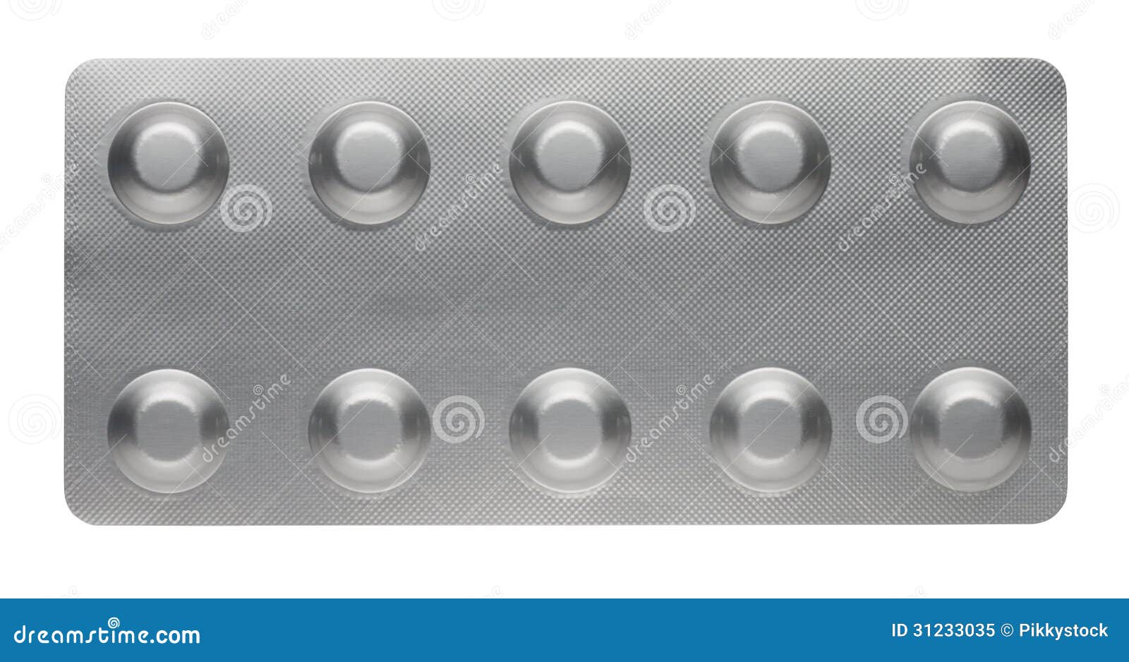 Tablets in aluminum panels stock image. Image of prescription - 31233035