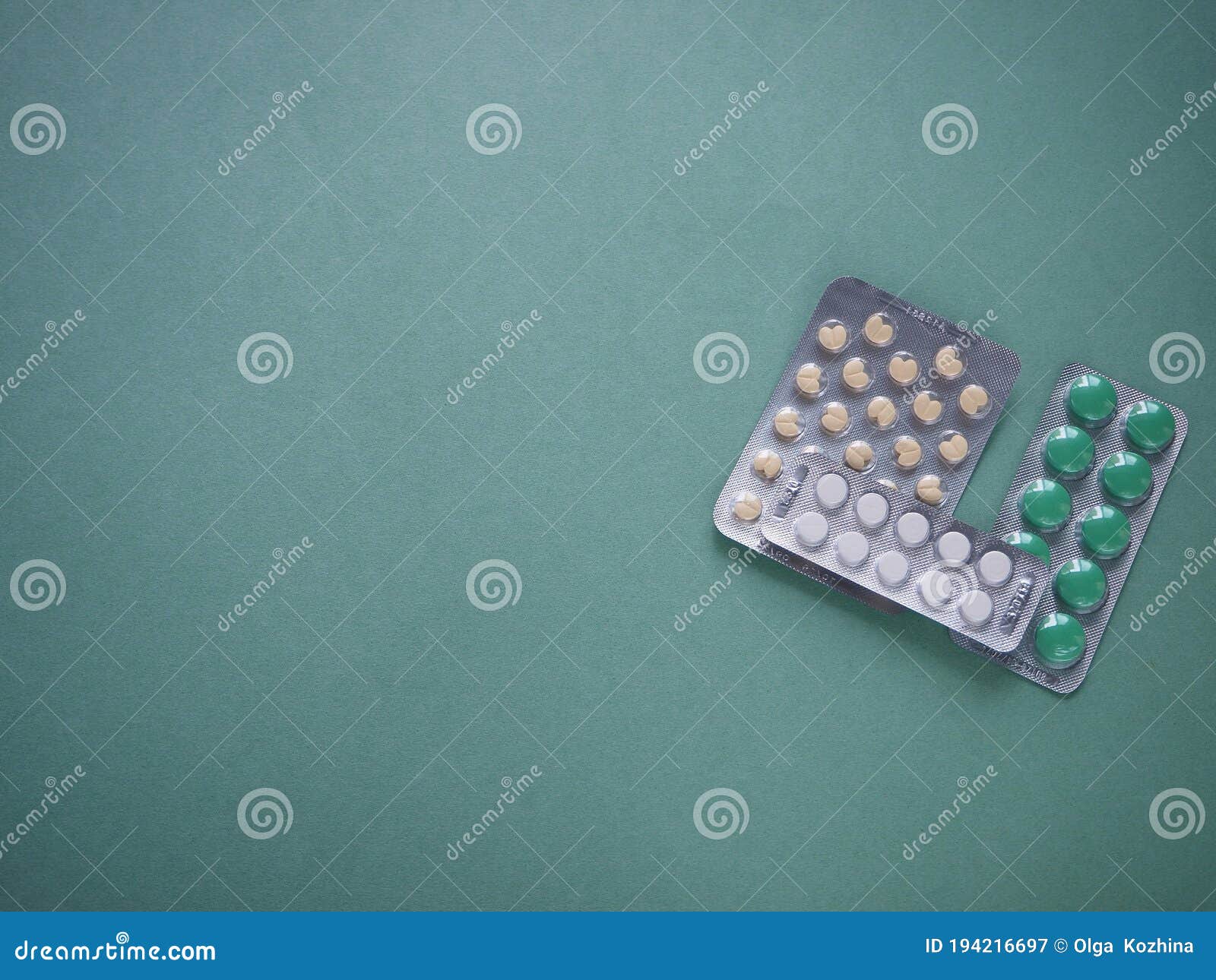 Tablets in Blister Packaging. Stock Image - Image of antibiotic ...