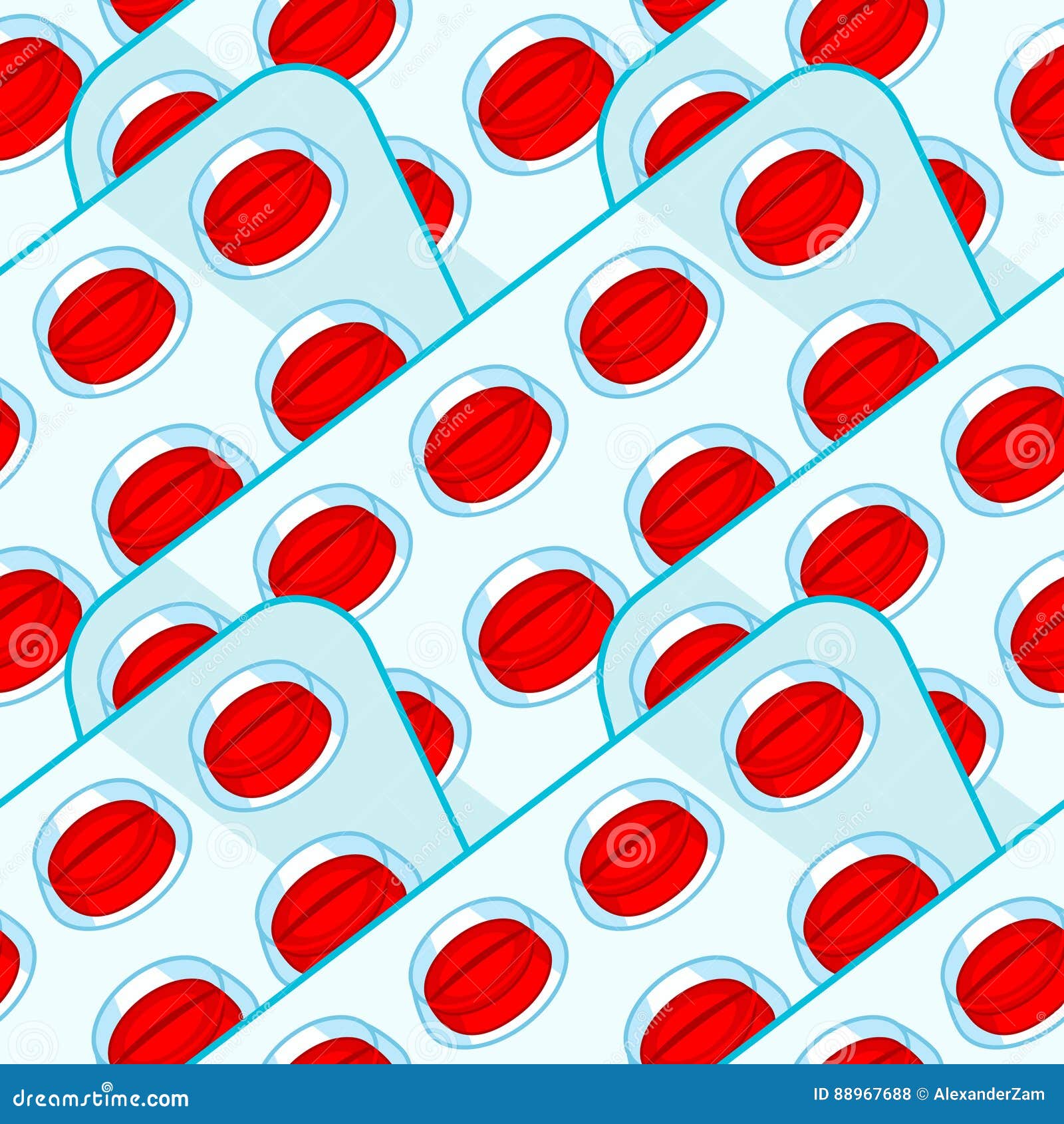 Tablets blister pattern stock vector. Illustration of antibiotic - 88967688