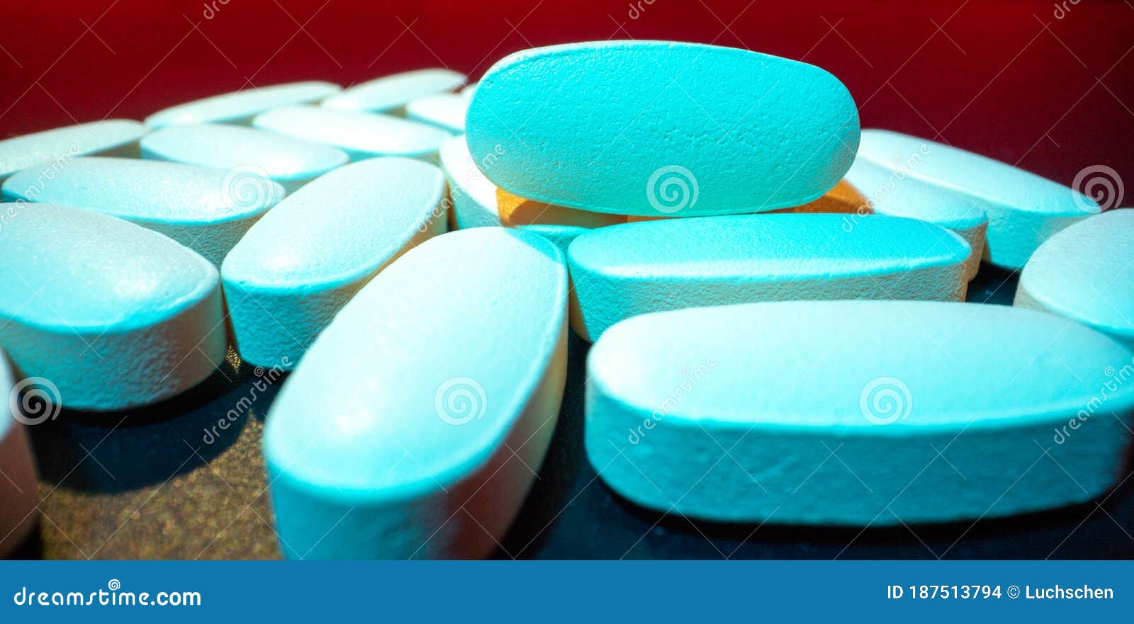 Tablets and Capsules in a Dose with Medicines Stock Photo - Image of ...