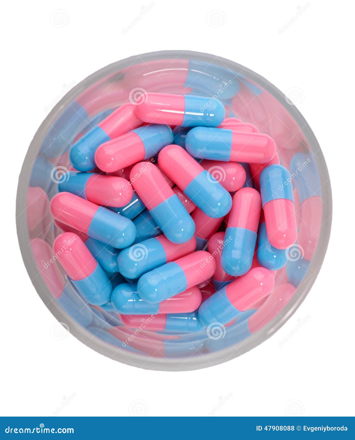 Tablets, Capsules in the Glass Stock Photo - Image of medical, healthy ...