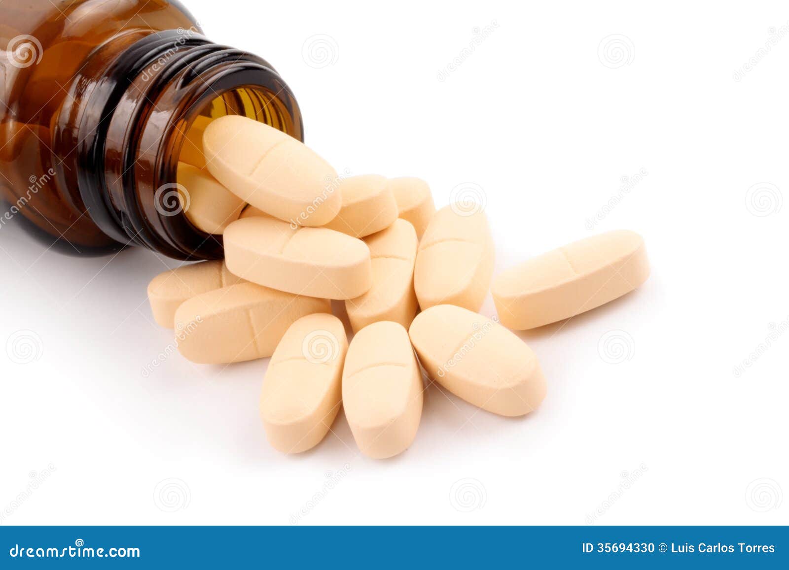 Tablets coming out stock photo. Image of packing, bunch - 35694330