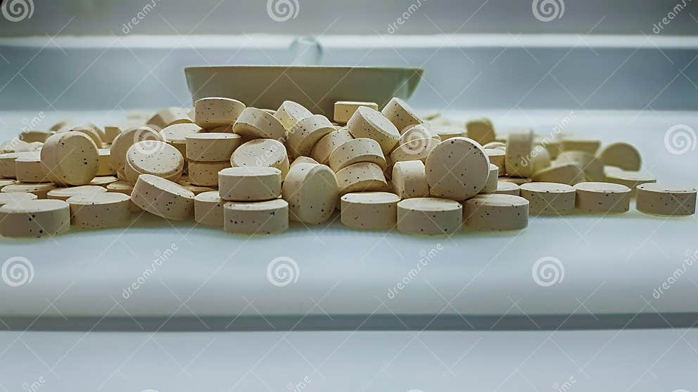 Tablets compounding stock photo. Image of pill, healthy - 138683326