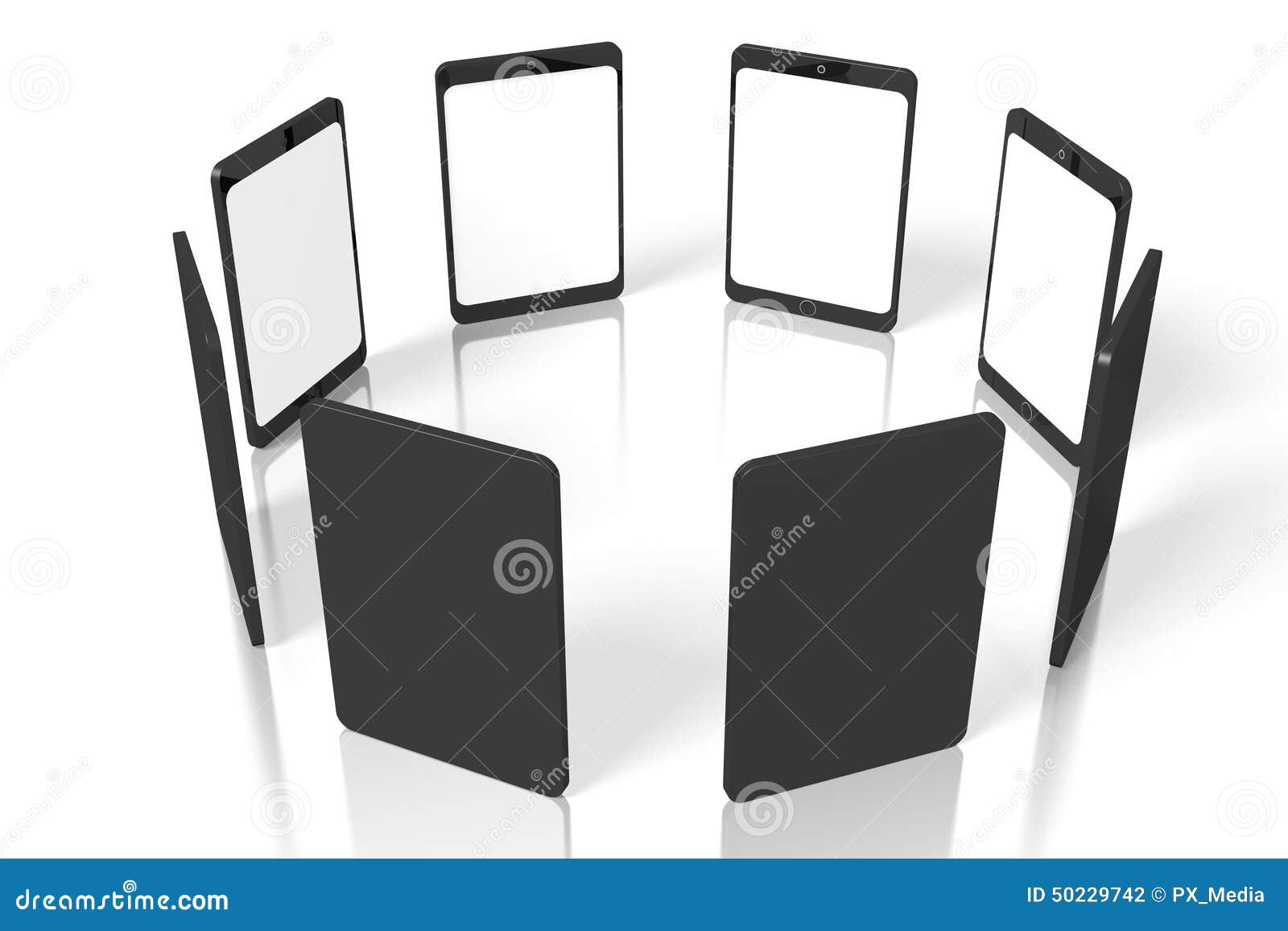 Tablets... stock illustration. Illustration of monitor - 50229742
