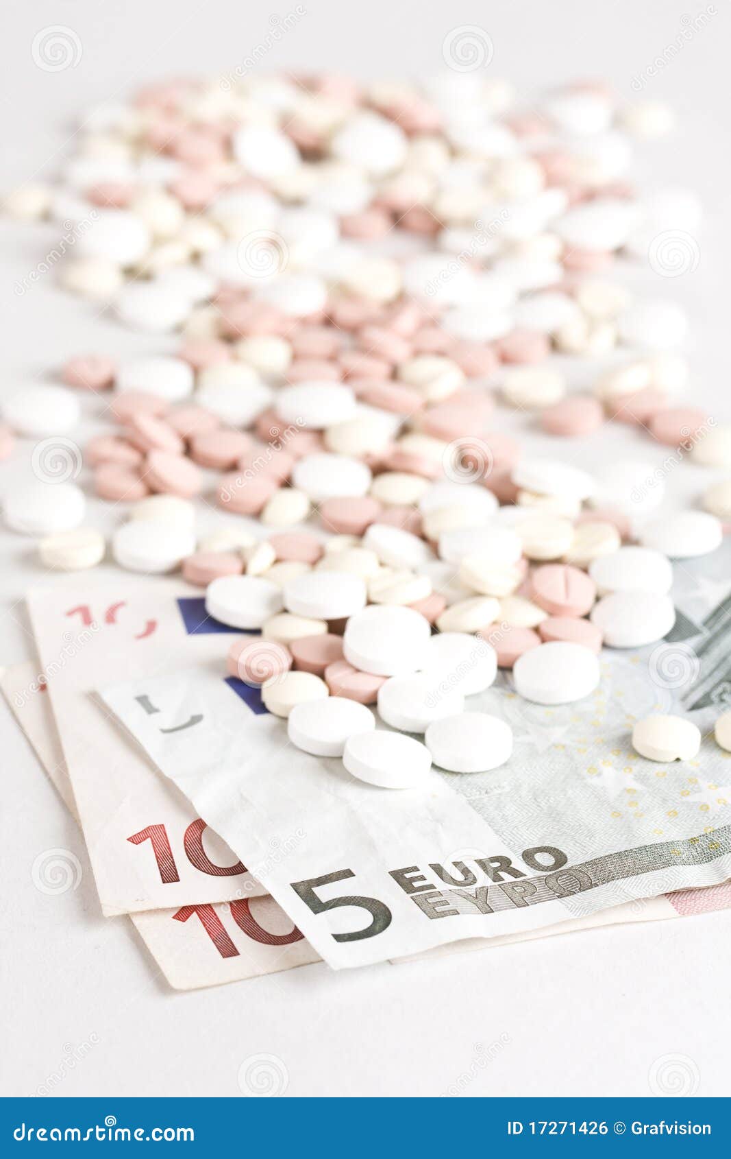 Tablets and euro stock photo. Image of doctor, payment - 17271426
