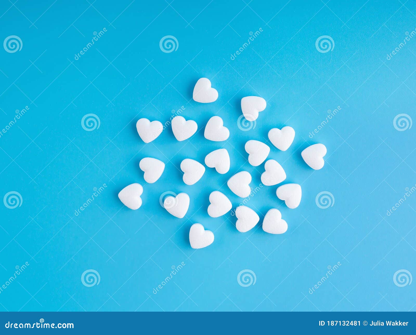Tablets in the Form of Hearts. Stock Image - Image of disease, isolated ...