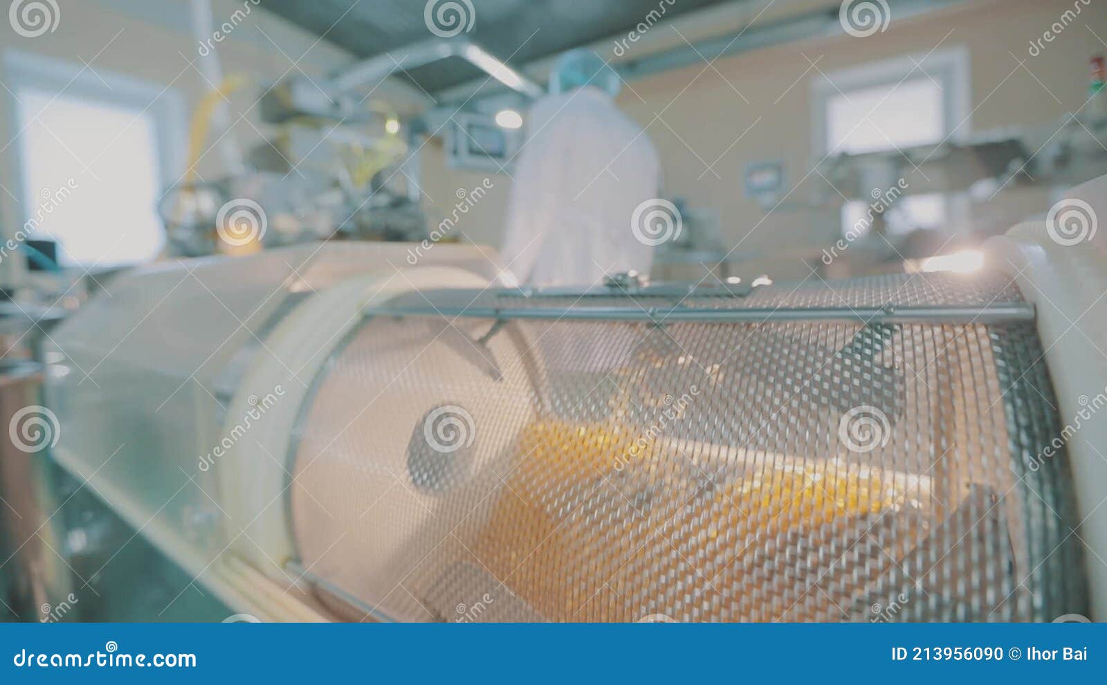 Tablets in a Gelatinous Shell are Spinning in a Drum. Workflow at a ...