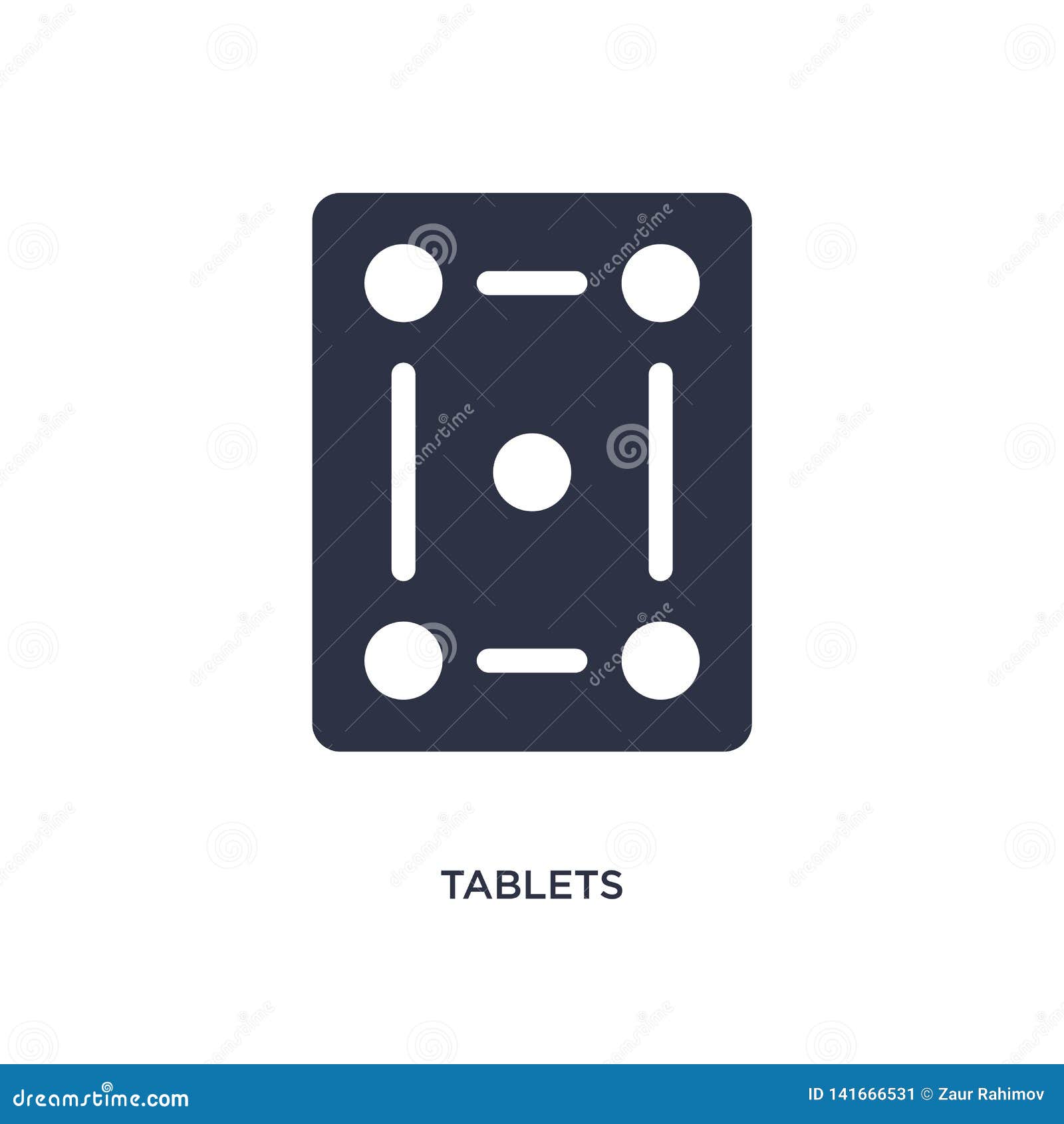 Tablets Icon On White Background. Simple Element Illustration From ...