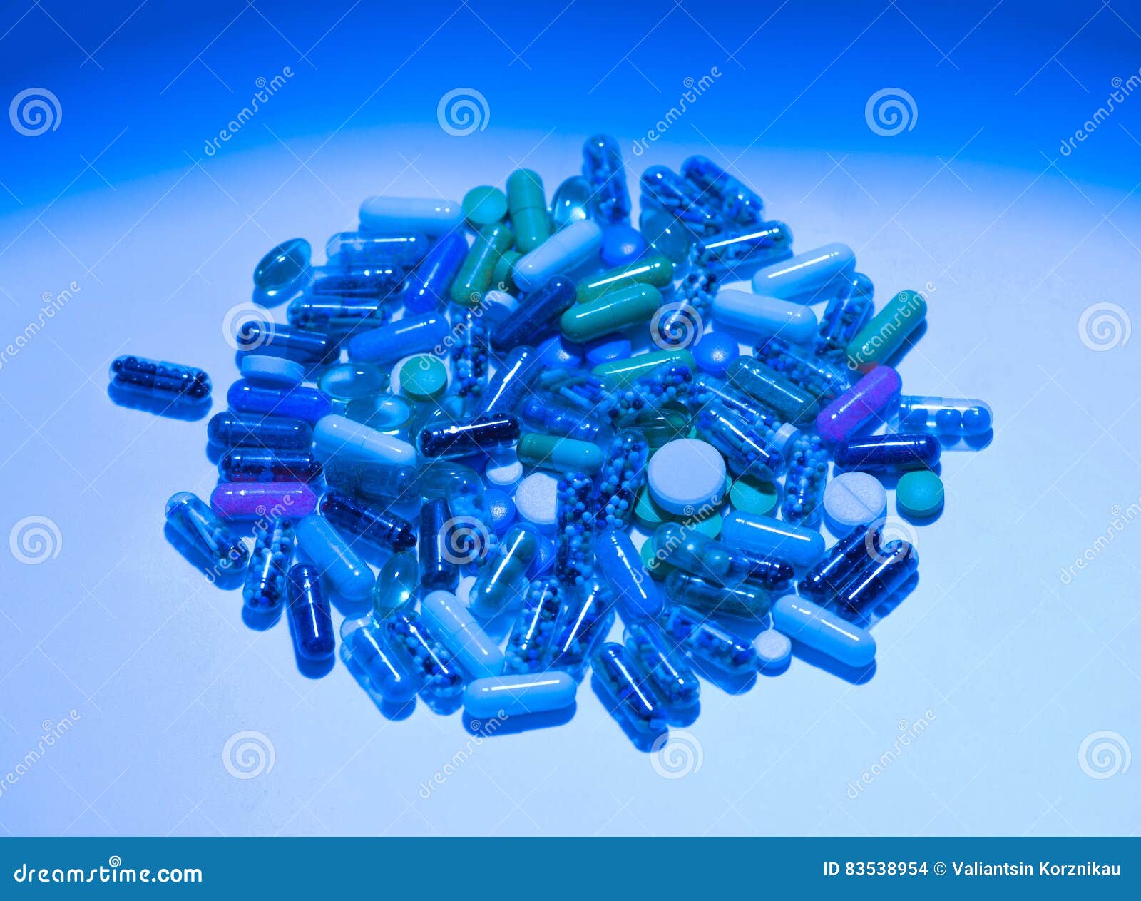 Tablets Laboratory Blue Light Stock Photo - Image of drug, group: 83538954