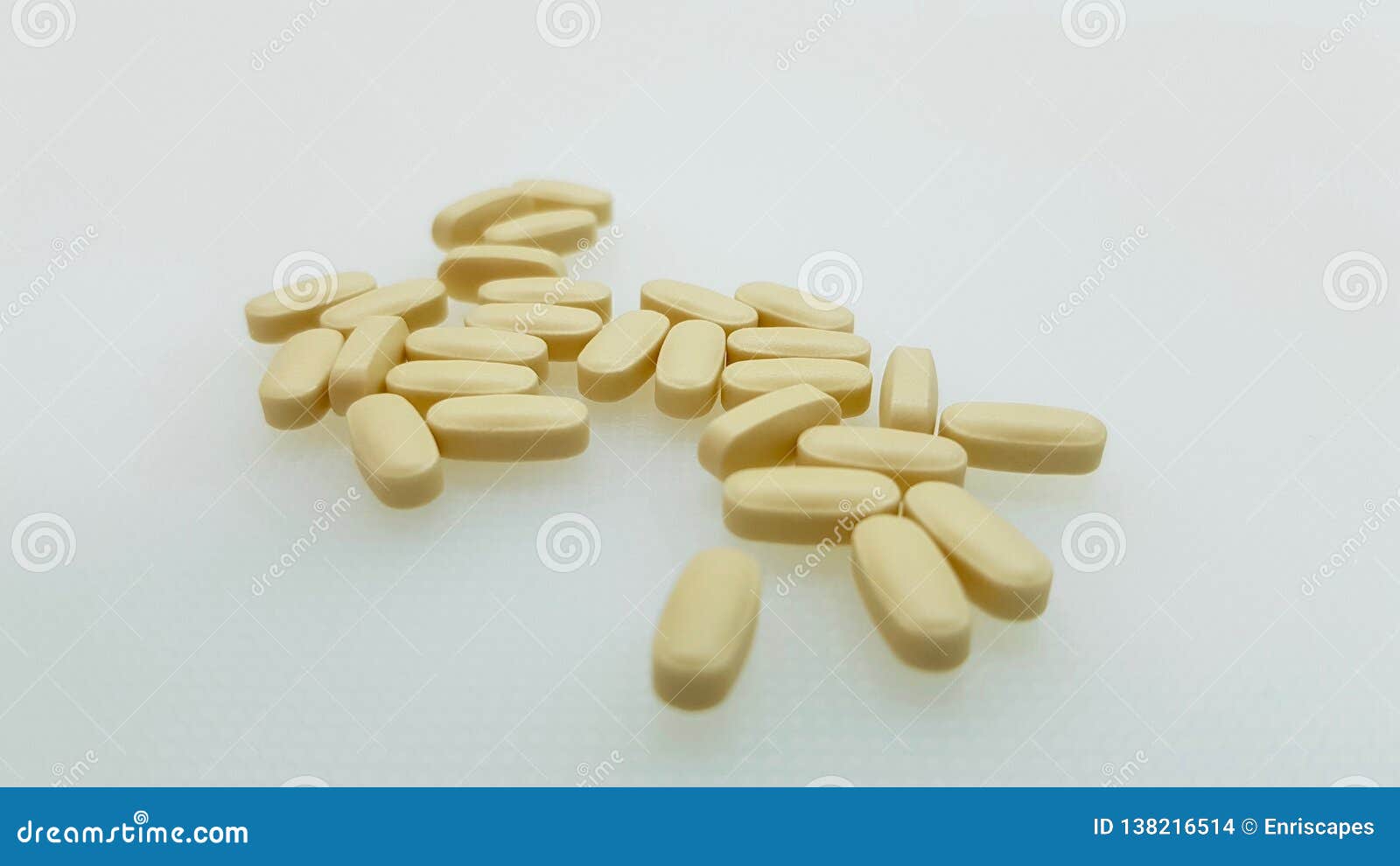 Tablets and mortar stock photo. Image of vitamin, health - 138216514