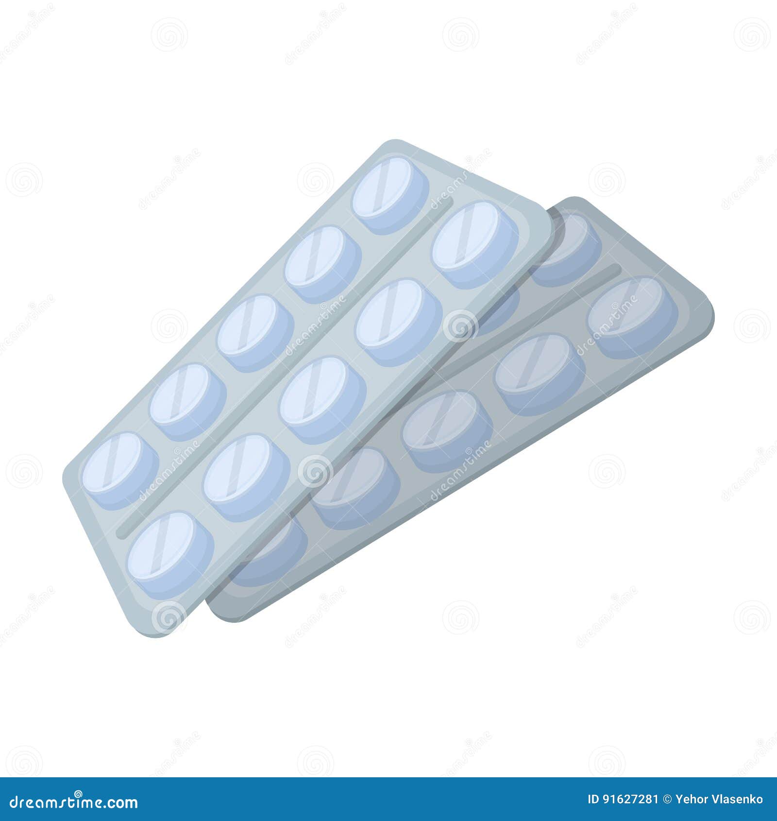 Tablets in the Package.Old Age Single Icon in Cartoon Style Vector ...