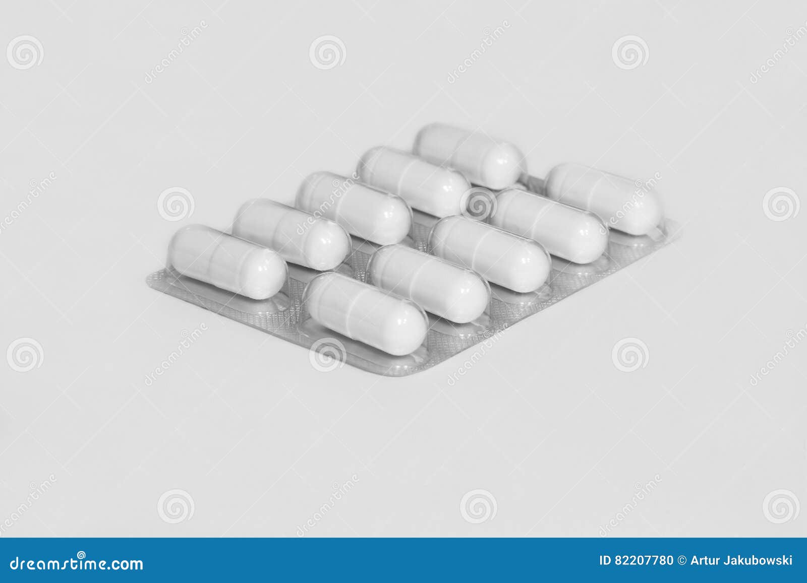 Tablets in the package stock photo. Image of background - 82207780