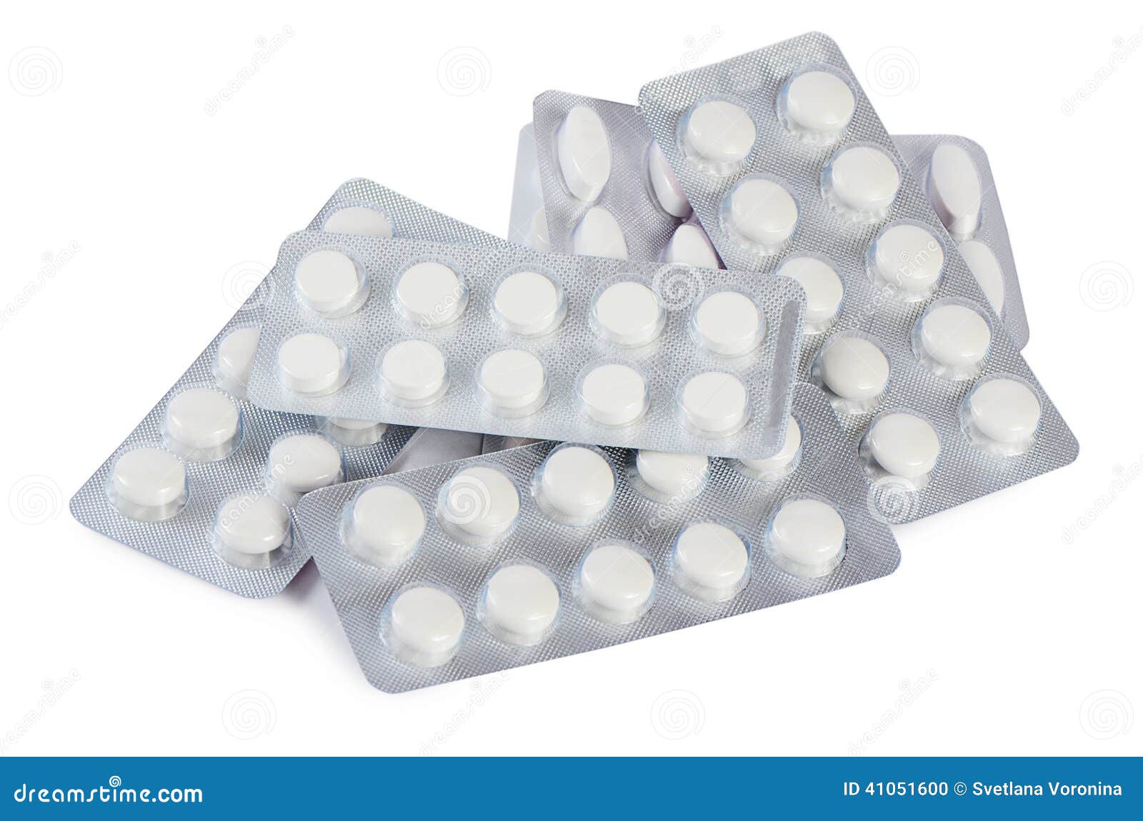 Tablets in Packing Isolated on White Stock Photo - Image of medicine ...