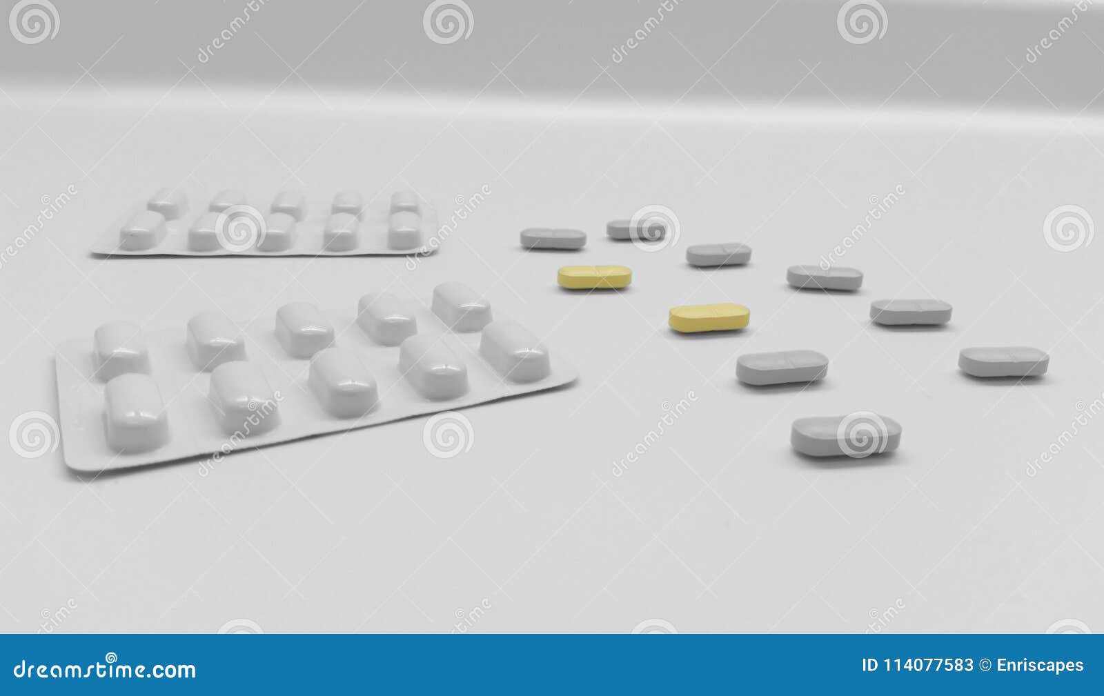 Tablets in the Pharmacy Laboratory Stock Image - Image of medical ...