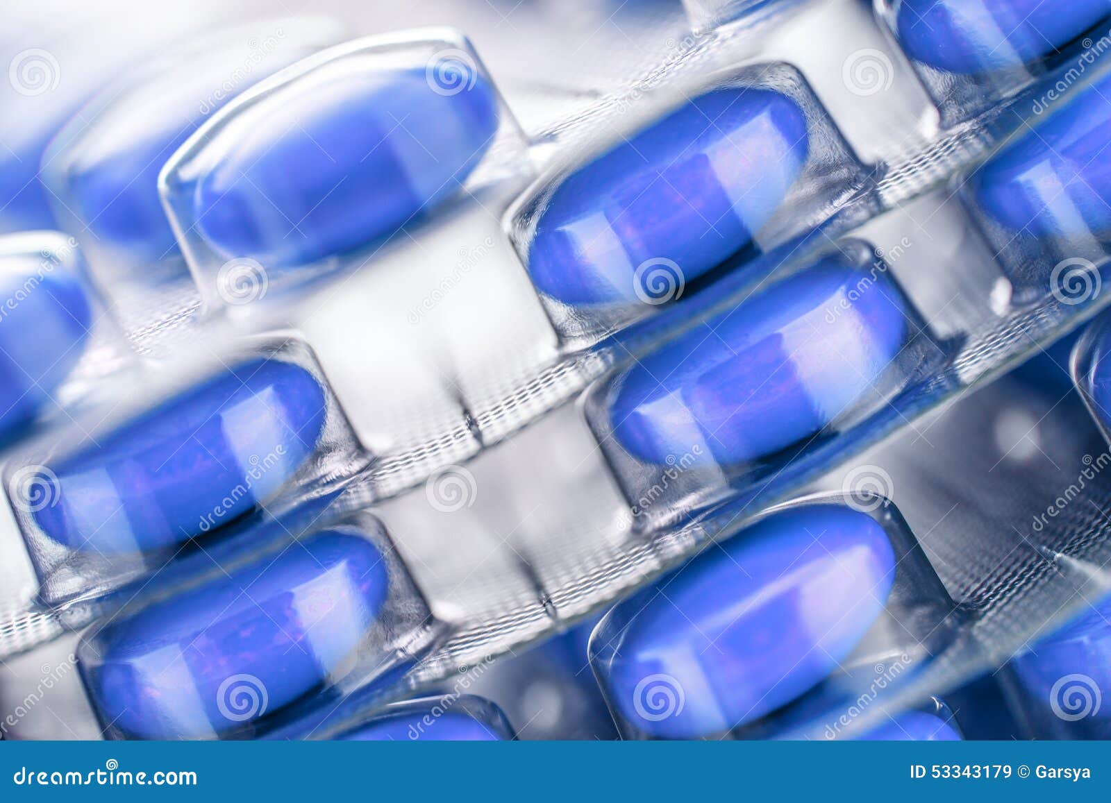 Tablets in plastic packing stock image. Image of macro - 53343179